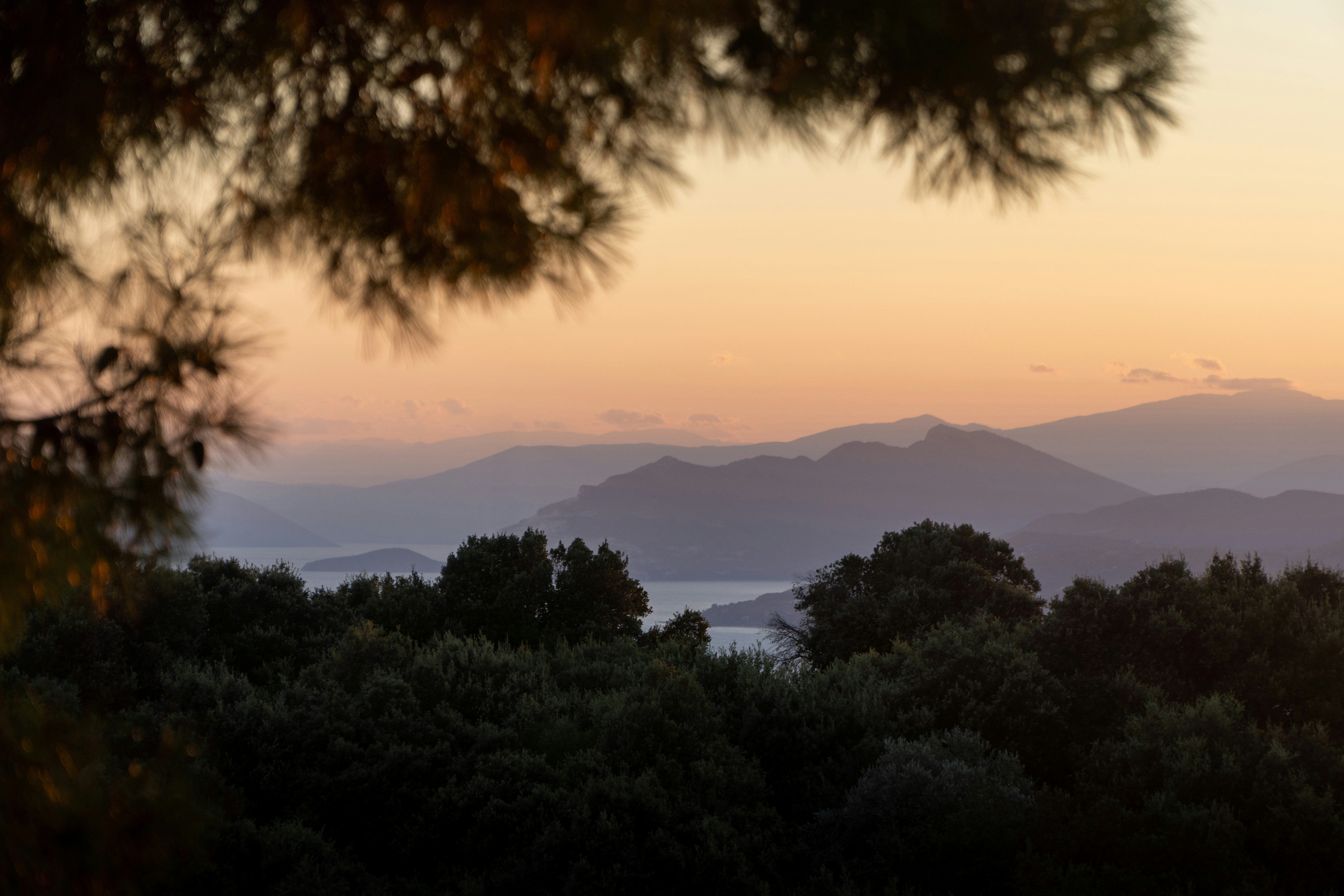 Distant Ridge at Golden Hour