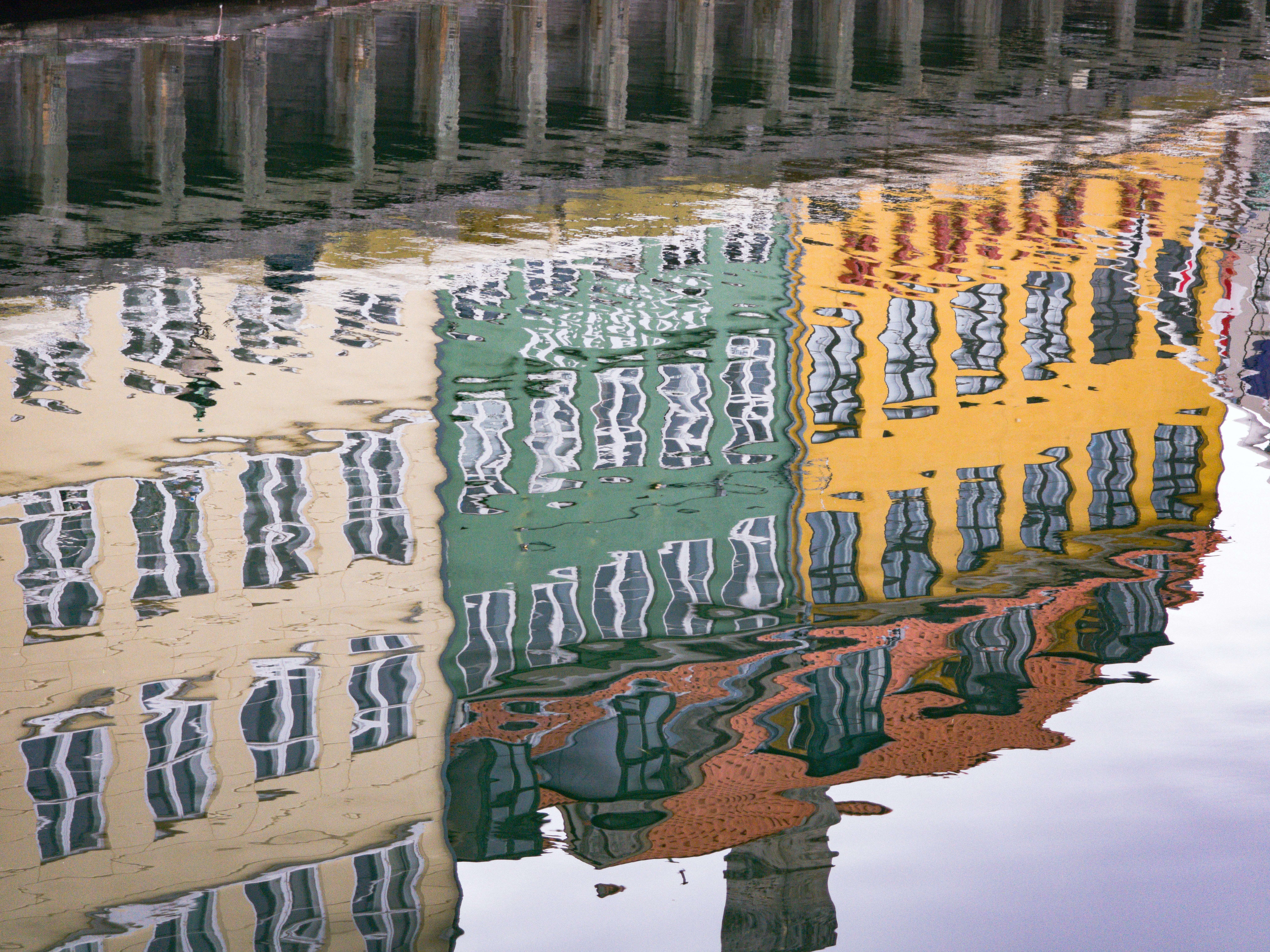 Reflected Facades in a Tidal Mirage
