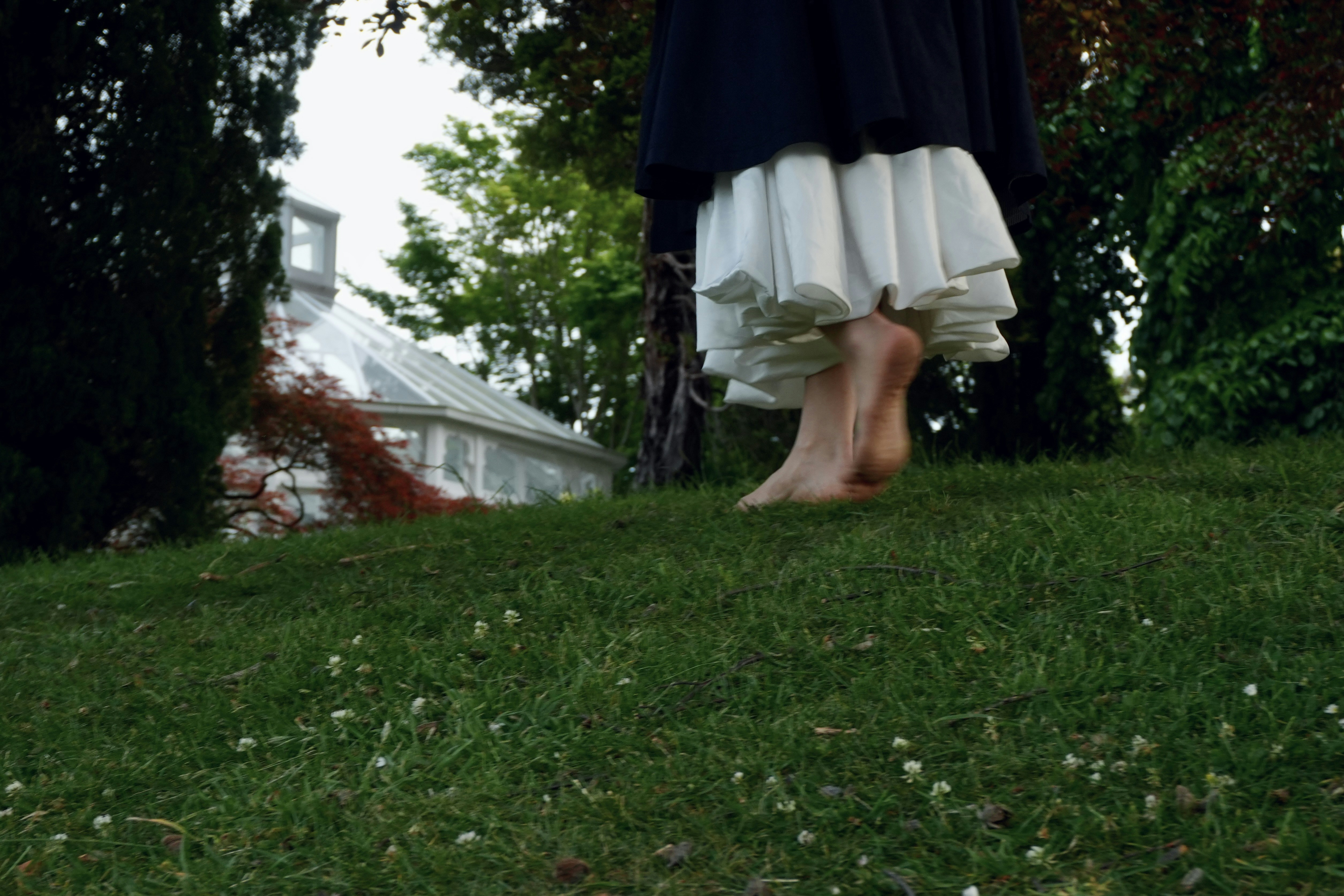 Bare Feet on the Hill: A Quiet Step Toward the Garden