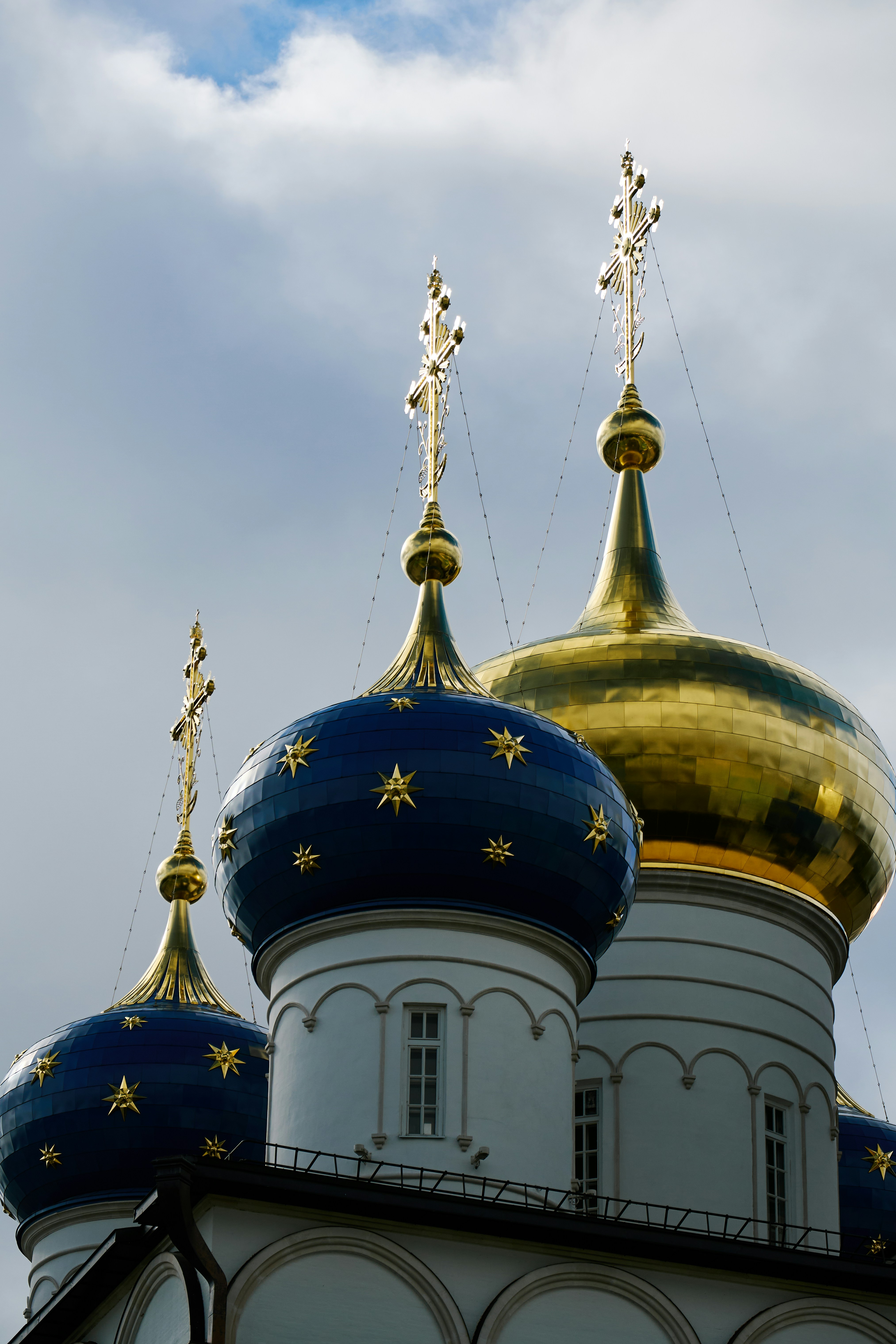 Golden Domes Under a Sky of Soft Light