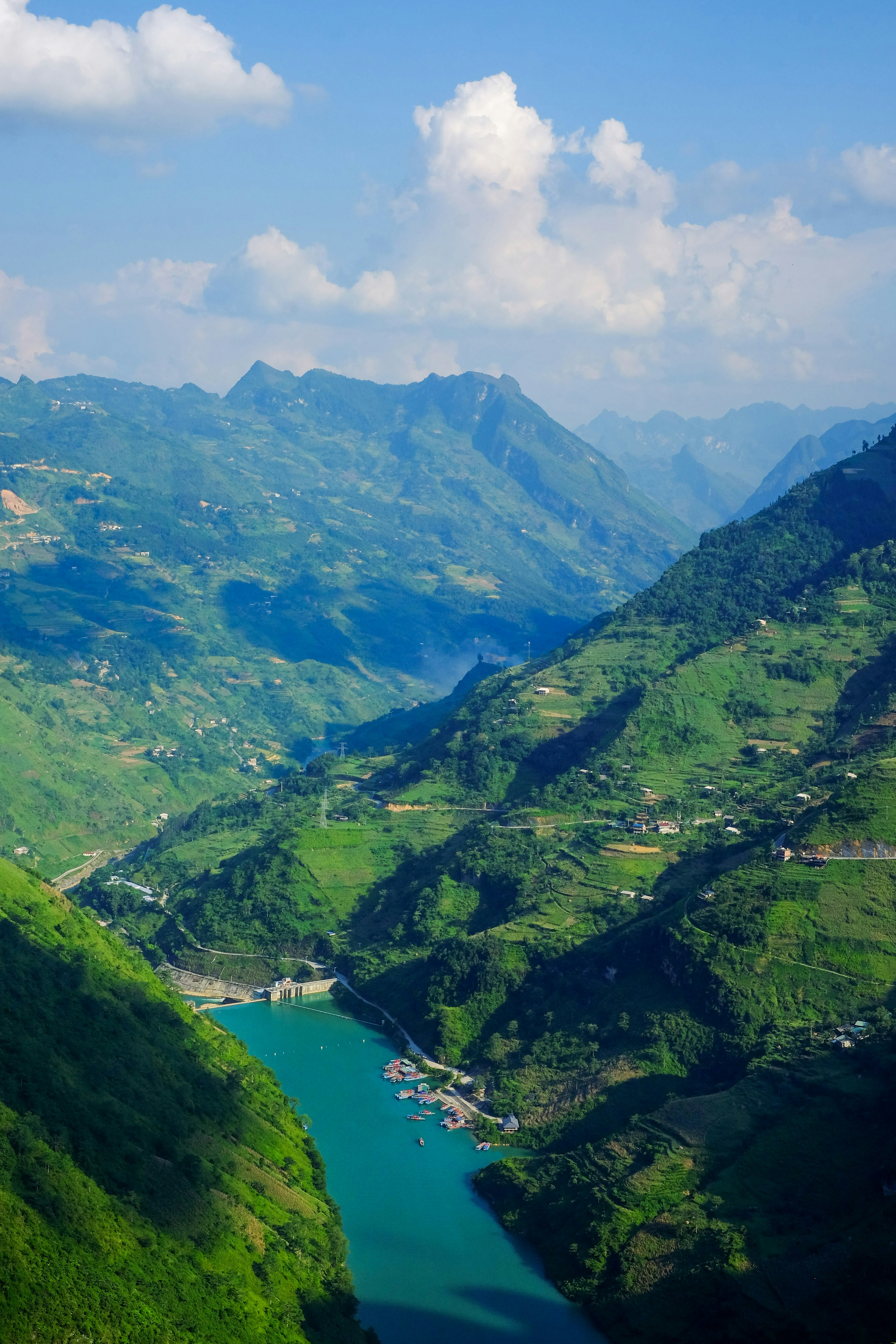 Verdant Gorge of a Winding River