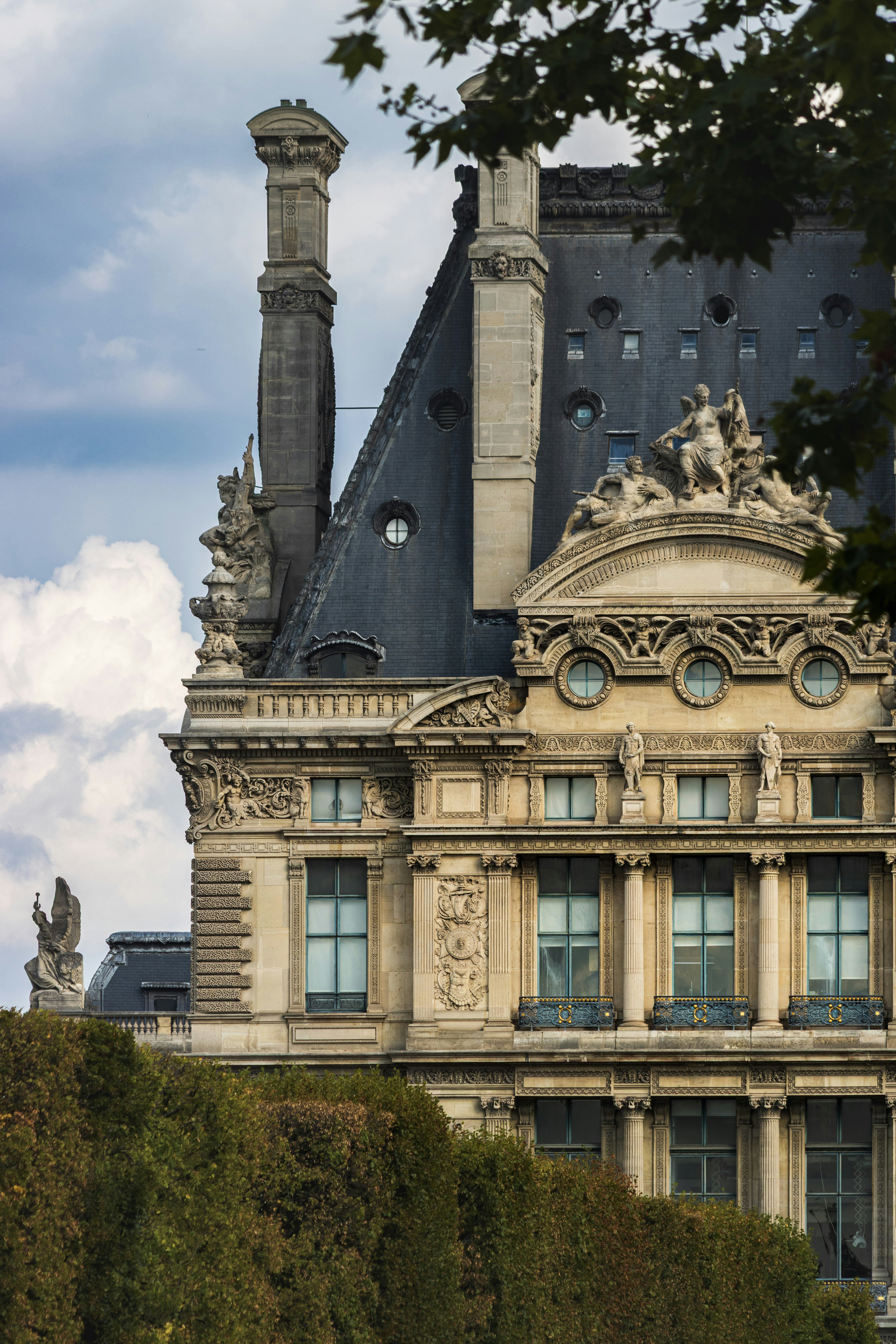 Ornate Facade in Stone: A Parisian Renaissance of Detail