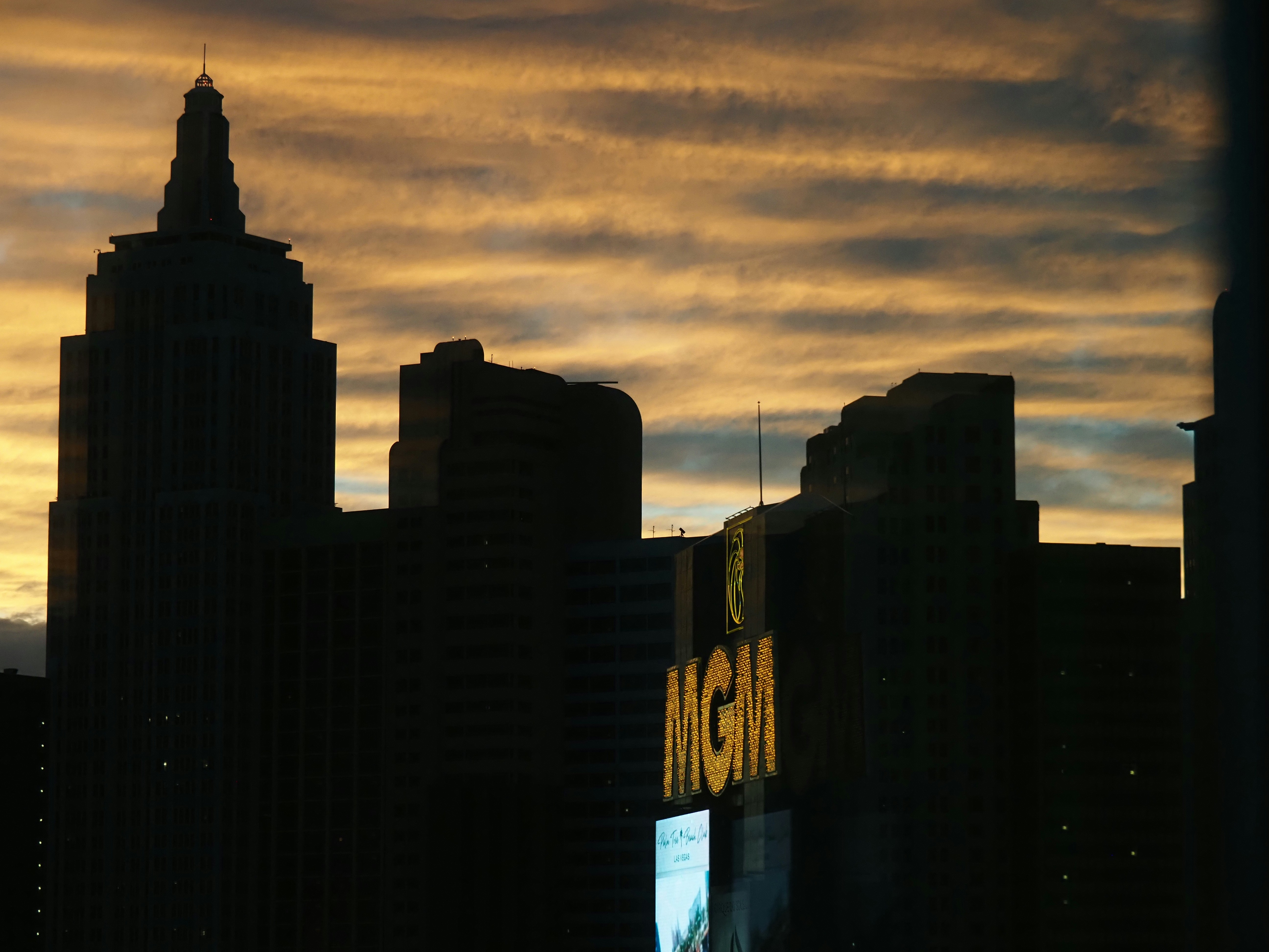 Dusk Over the Silent Silhouette: MGM Neon in the City