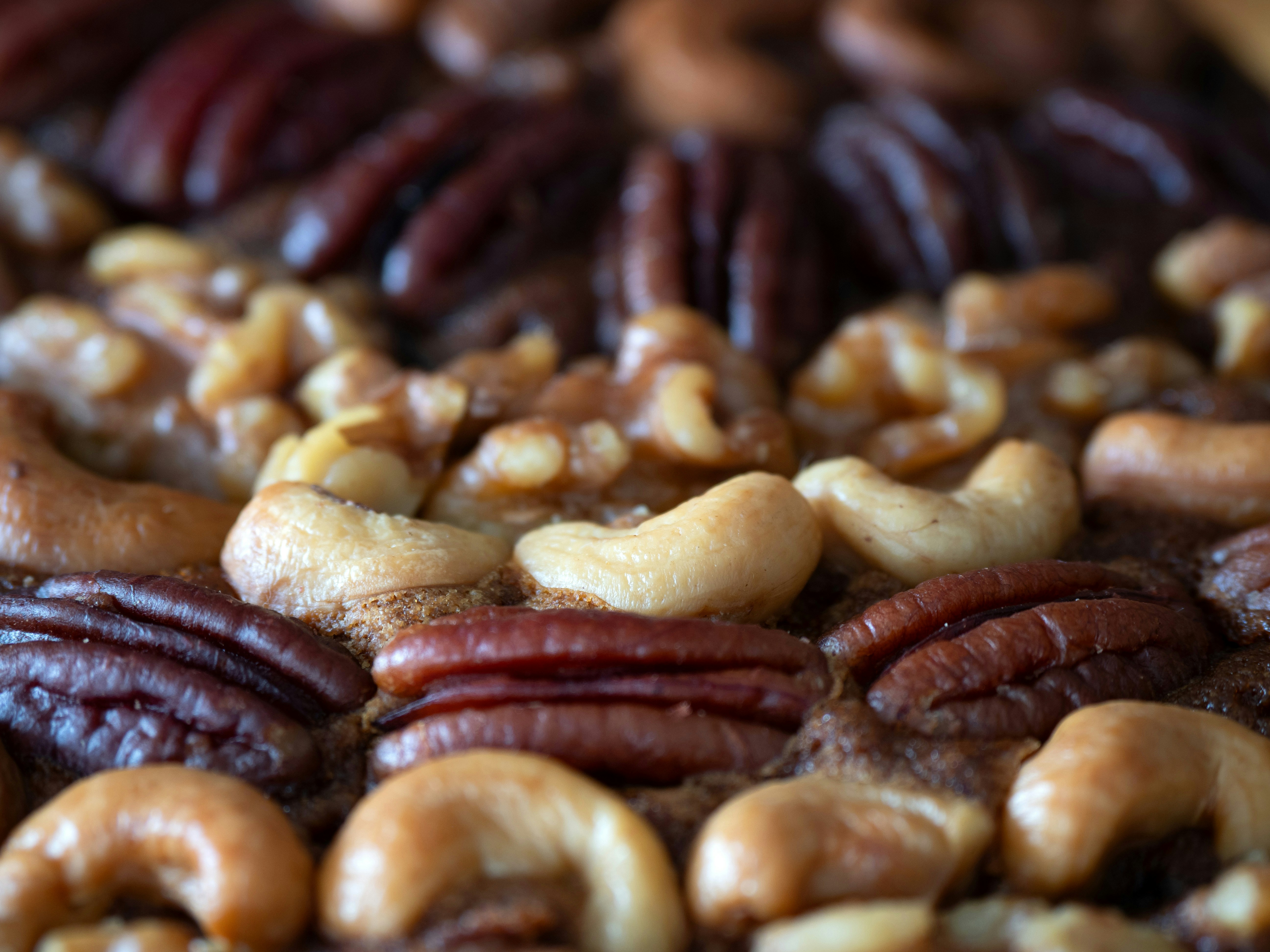 Tangled Pecans and Cashews: A Nutty Mosaic