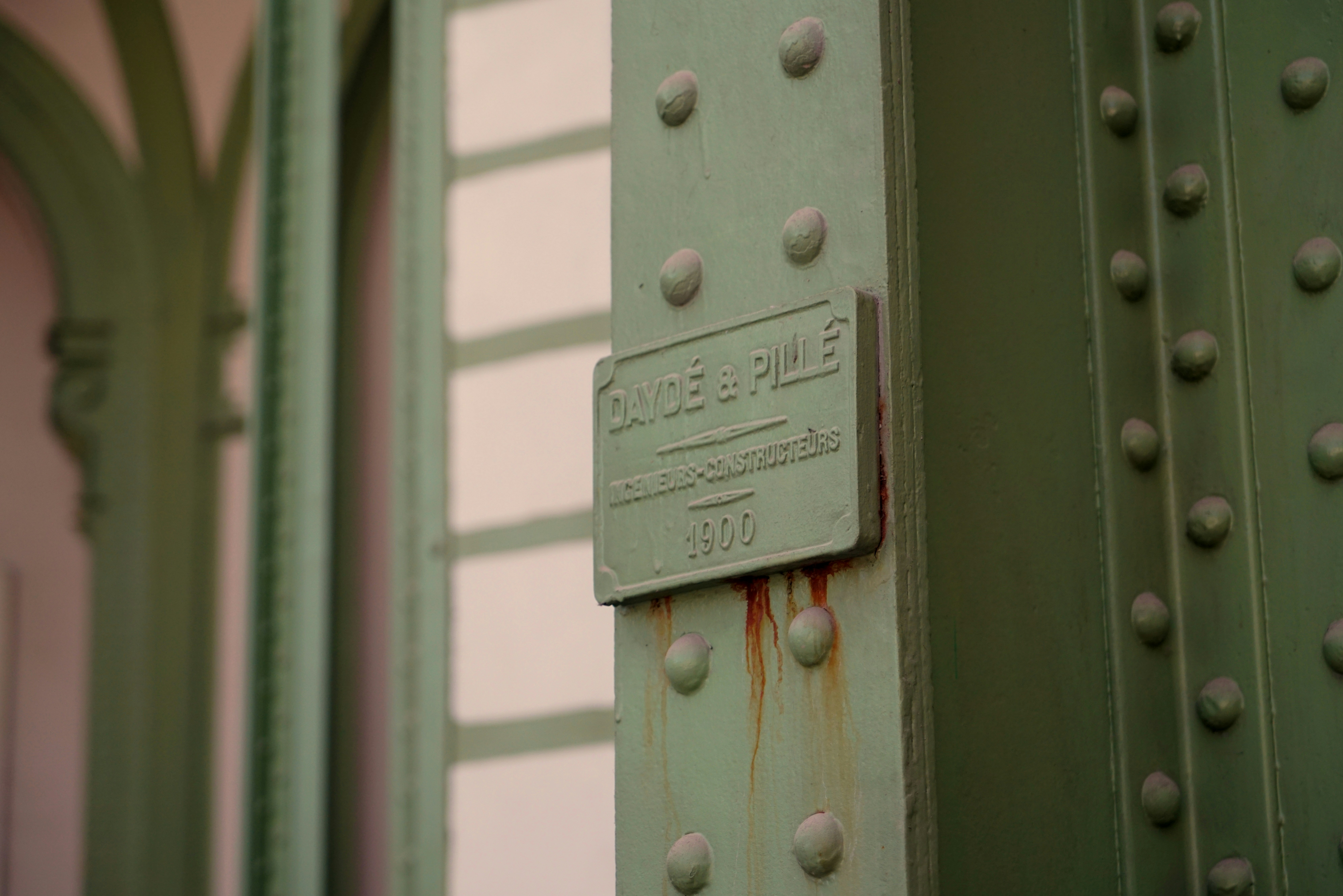 Rust Meets Rail: A Close-up on Weathered Steel and Rivets