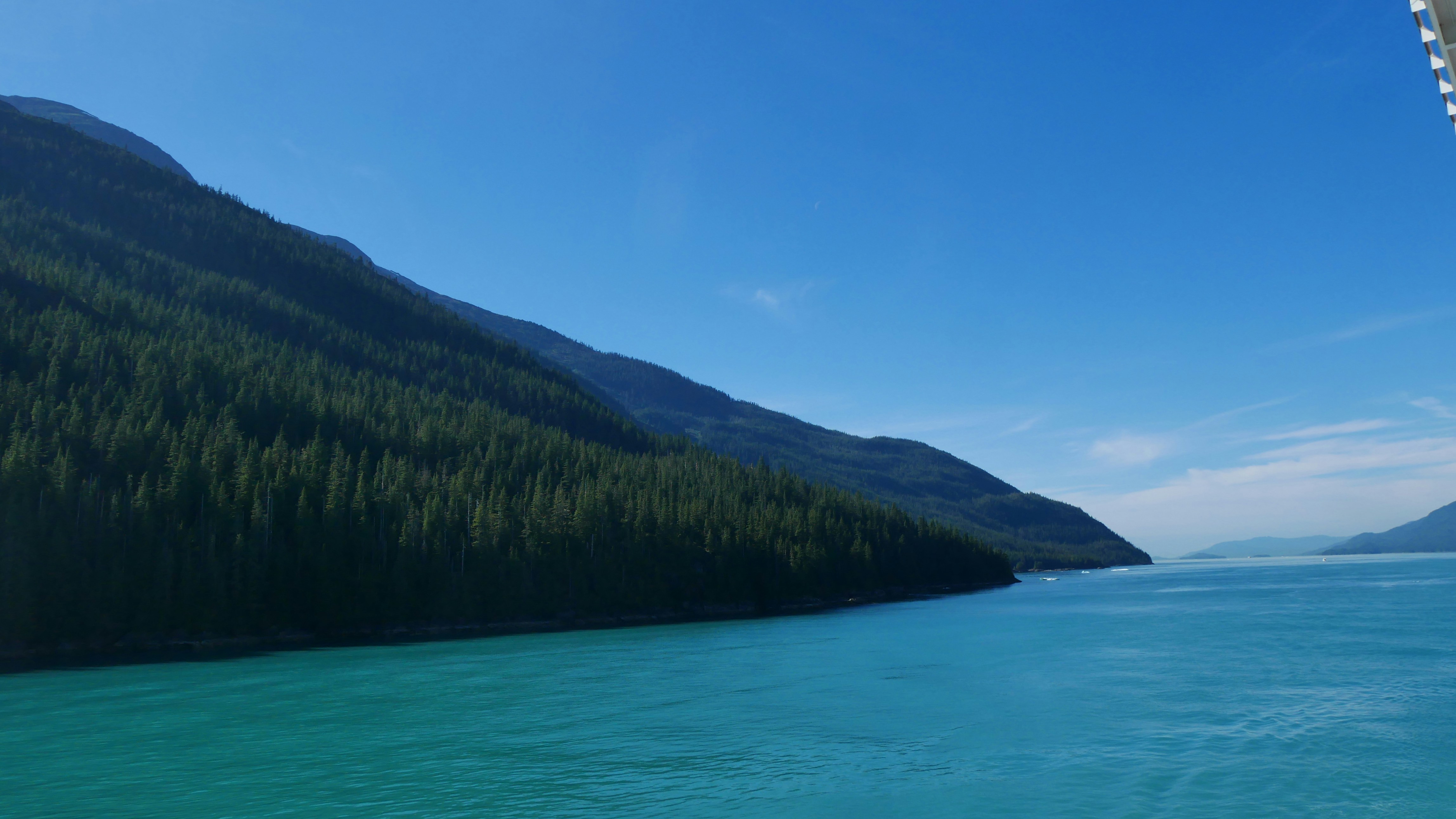 Emerald Channel Beneath a Blue Dome