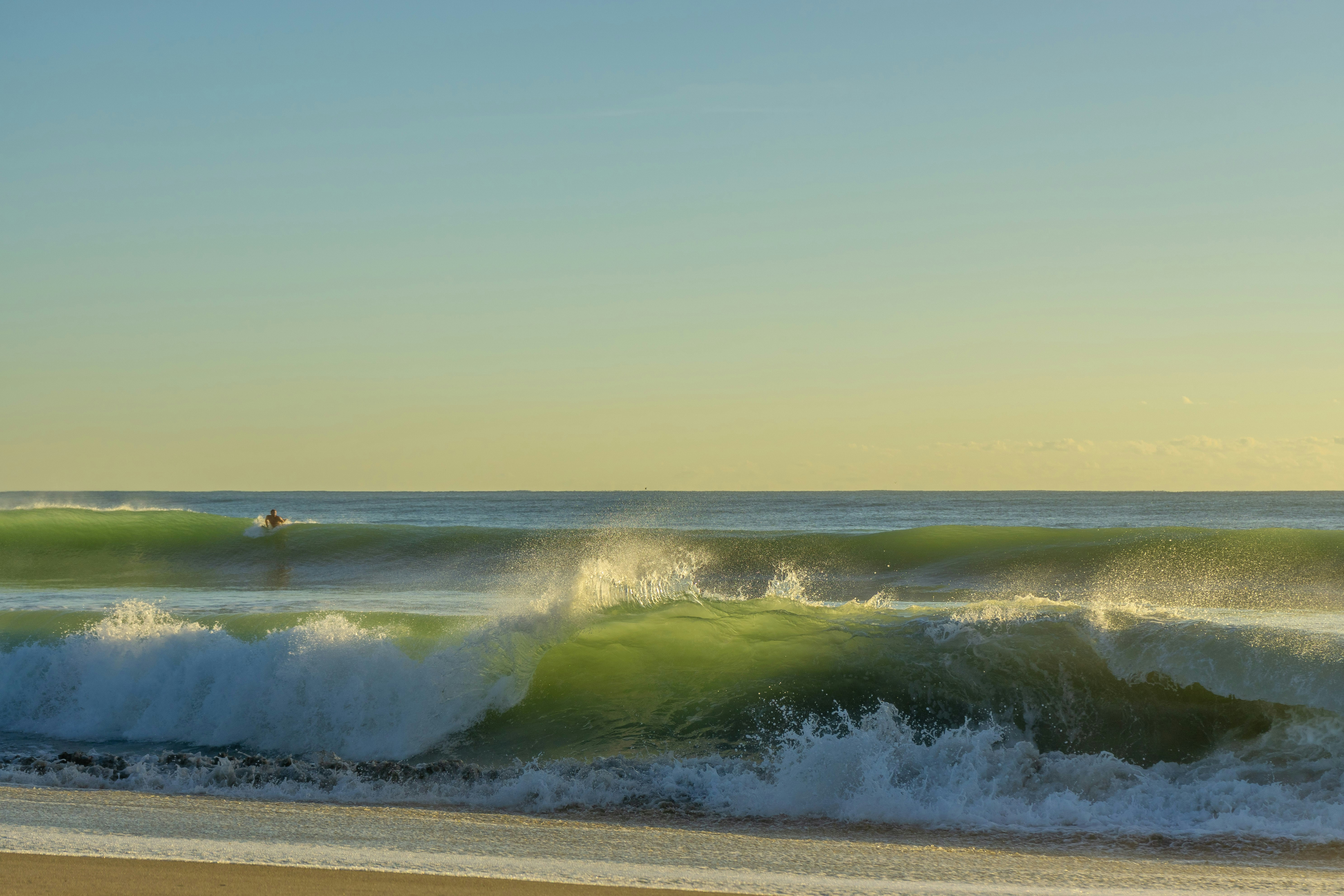 First Light at the Surf Line