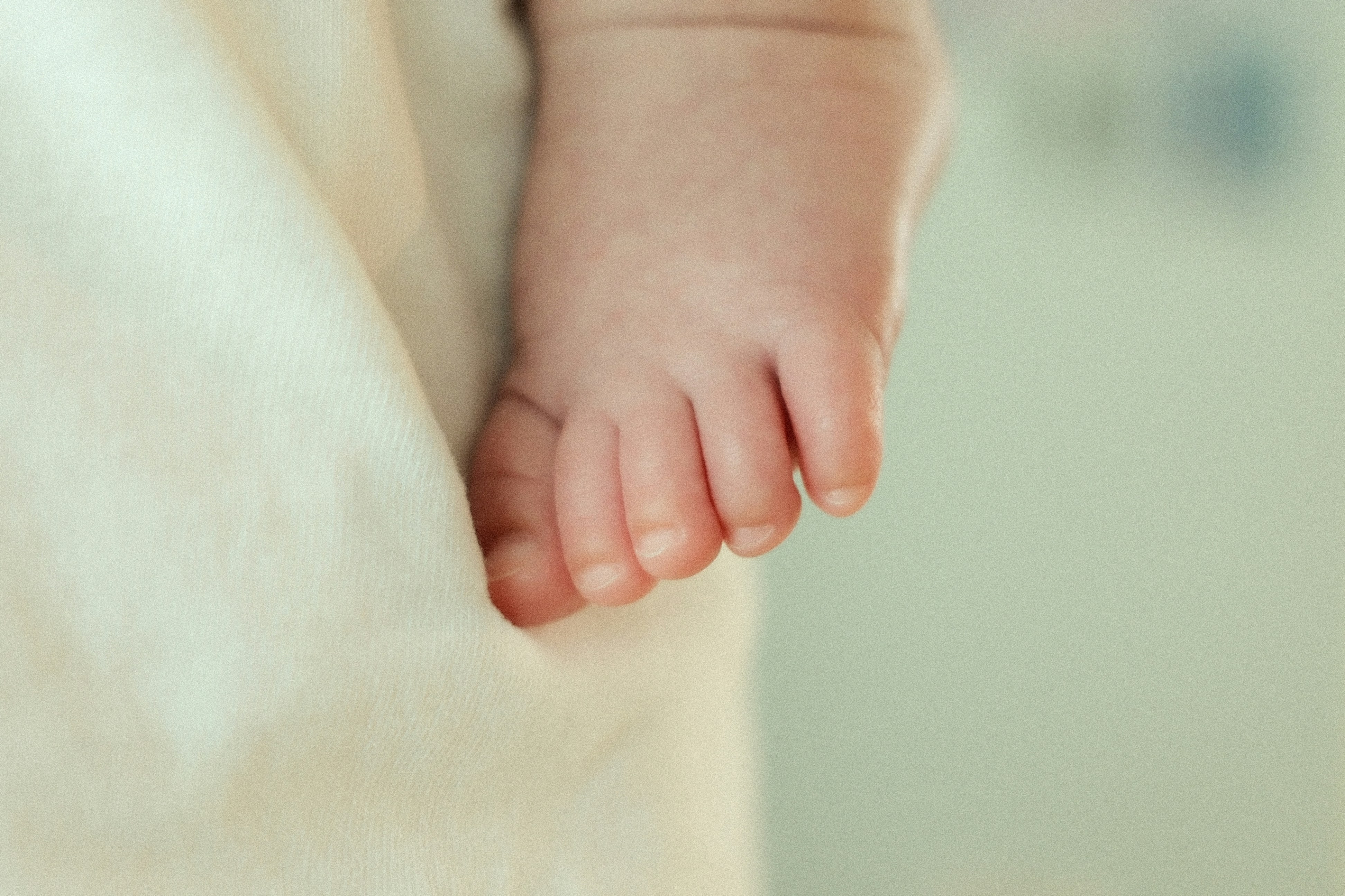 Gentle Grip: A Baby's Tiny Hand Clasp