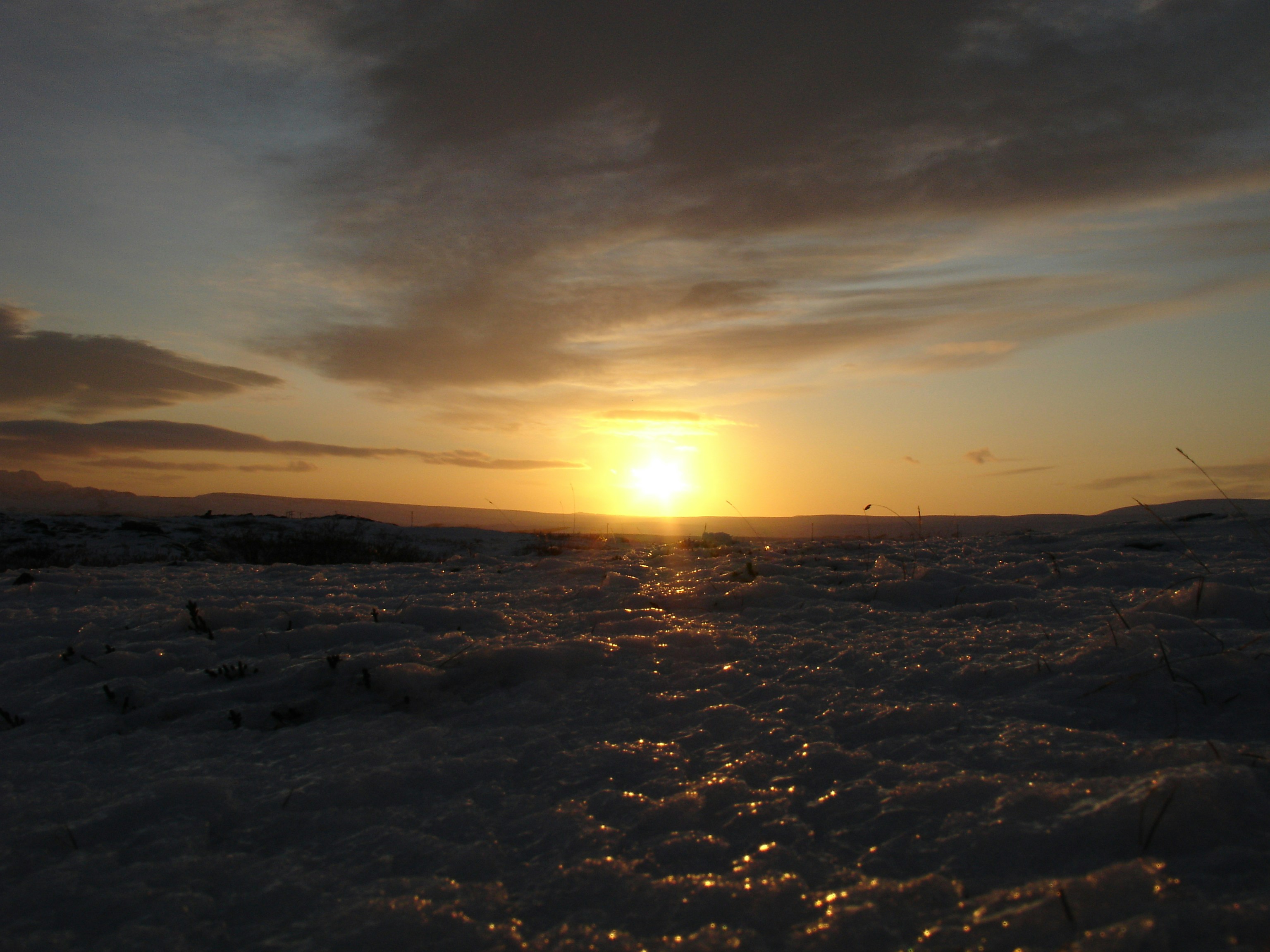 Dawn over Frosted Flats: A Quiet Horizon