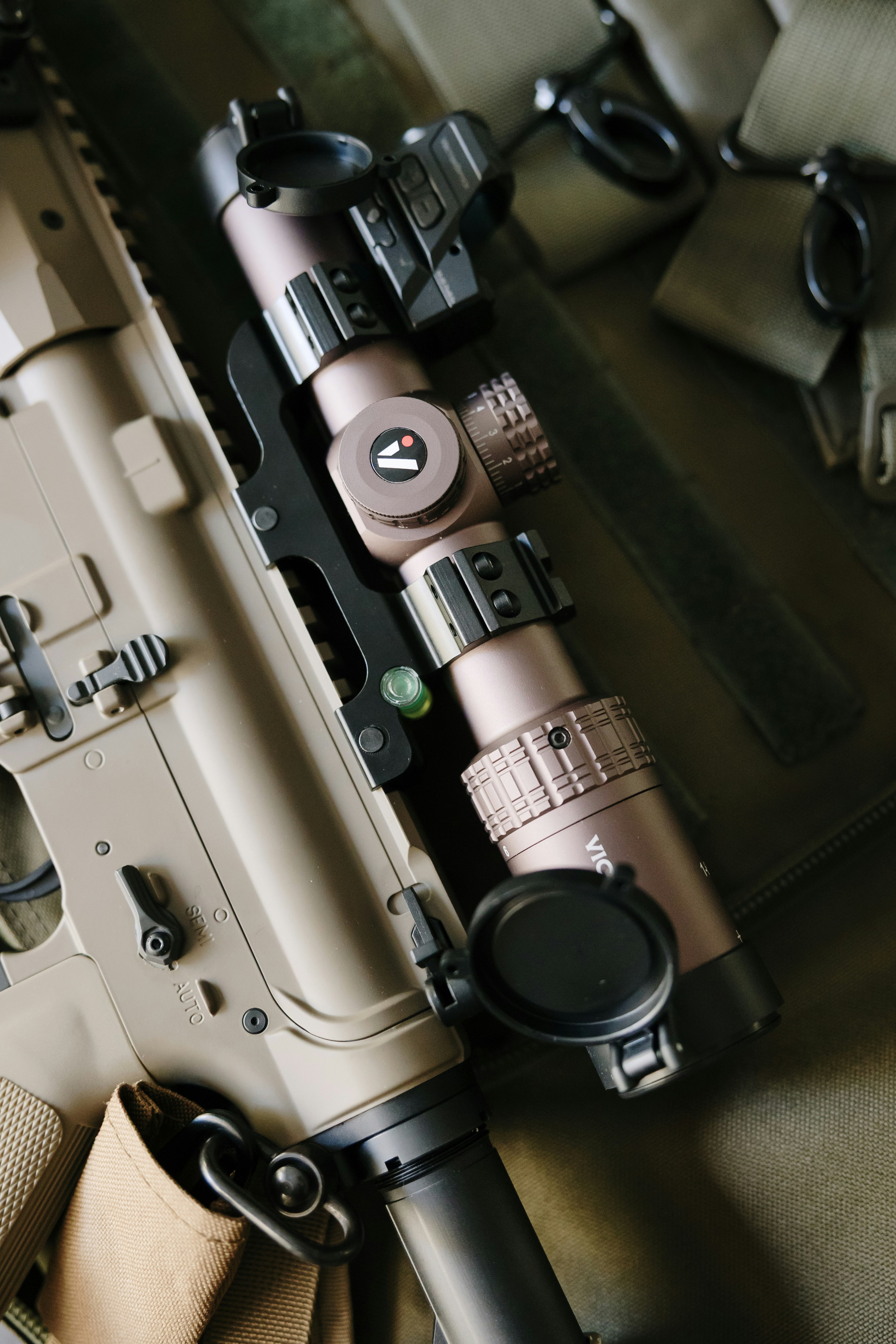 Precision in the Field: A Close-Up View of a Tactical Optics Rail System