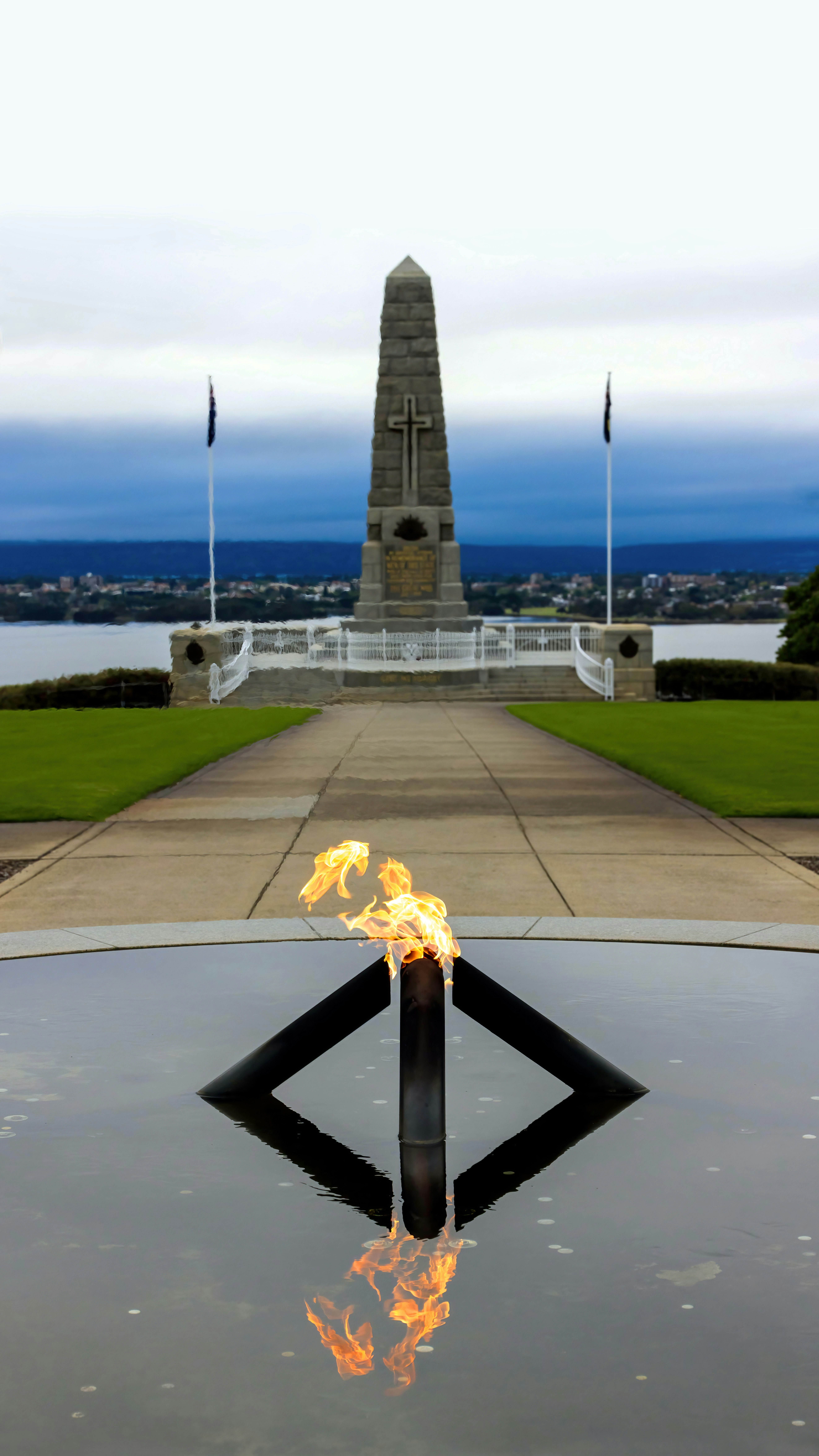 Flame at the Monument: A Path Toward the Ocean