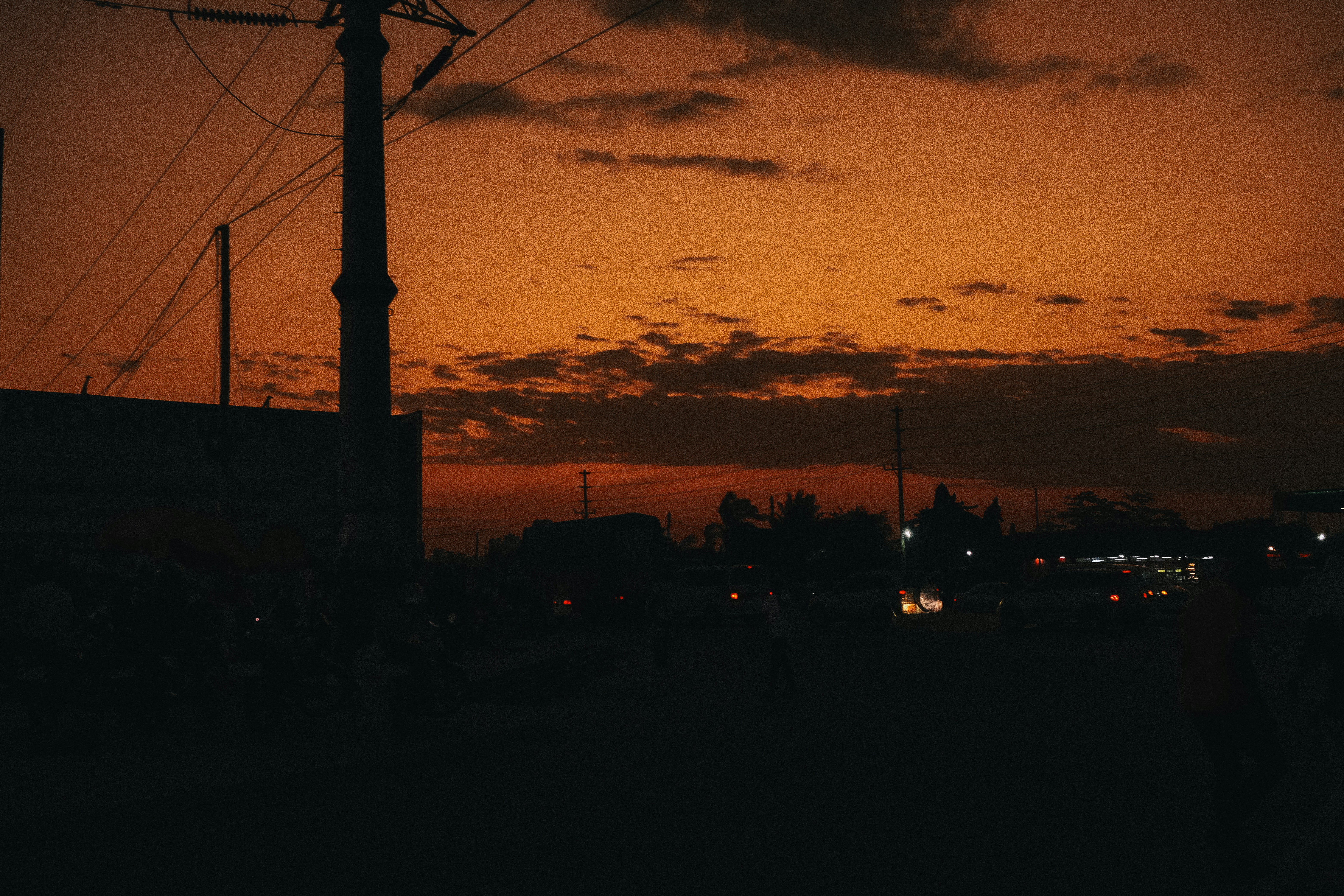 Dusk in the Quiet Street
