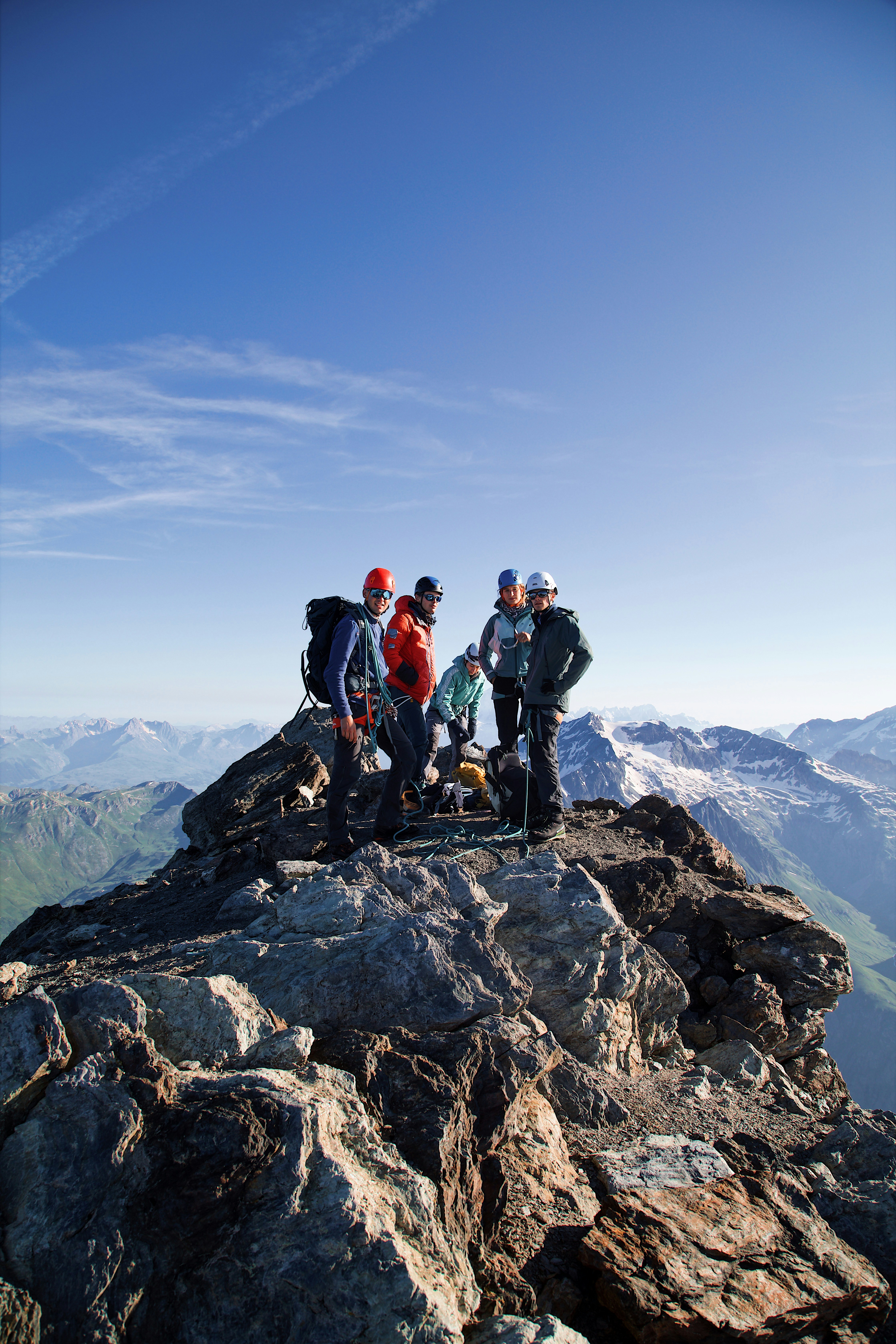 Summit Band: A Trekker Crew Reaches the Peak at Daylight