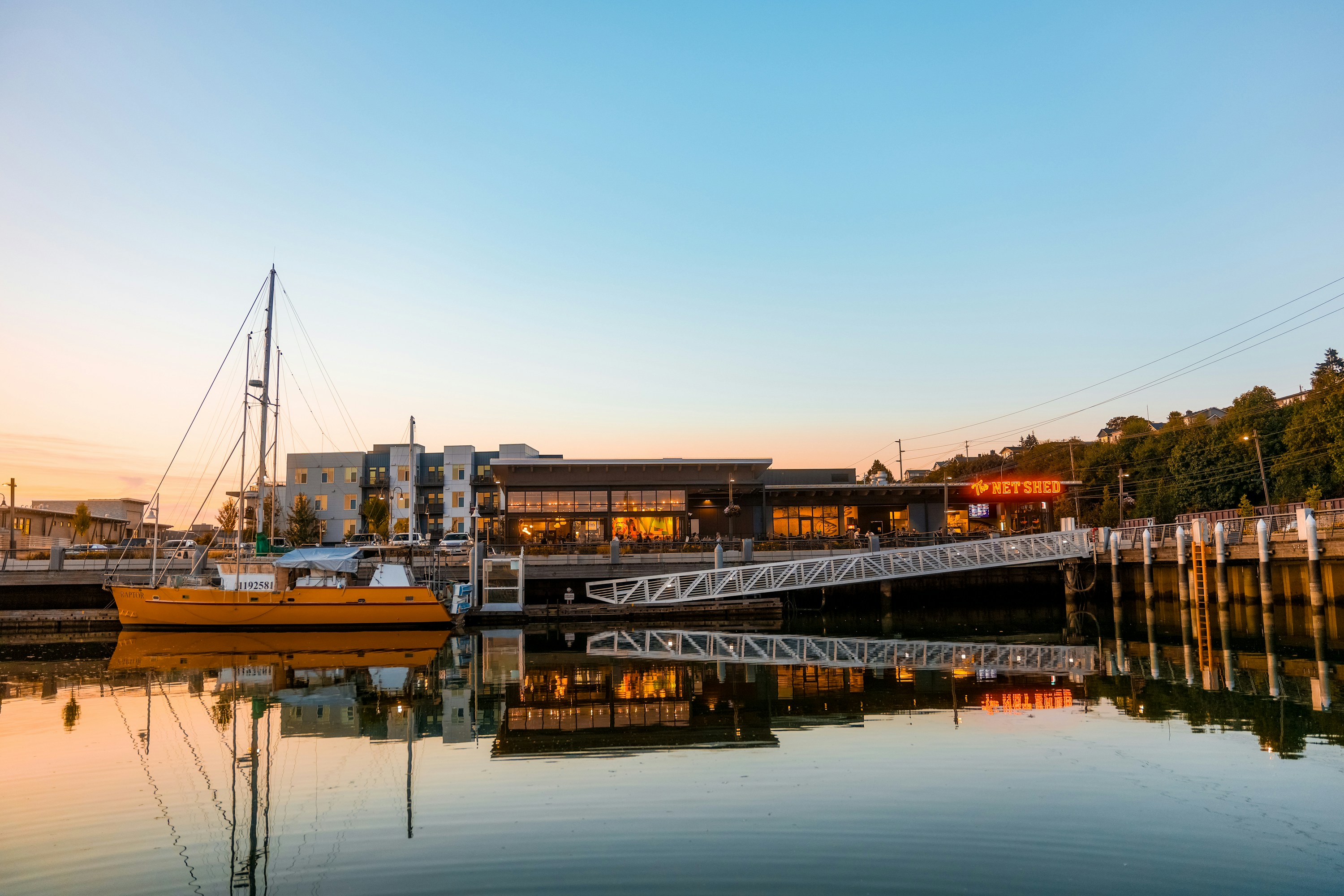 Horizon Bar & Boat Yard at Dusk