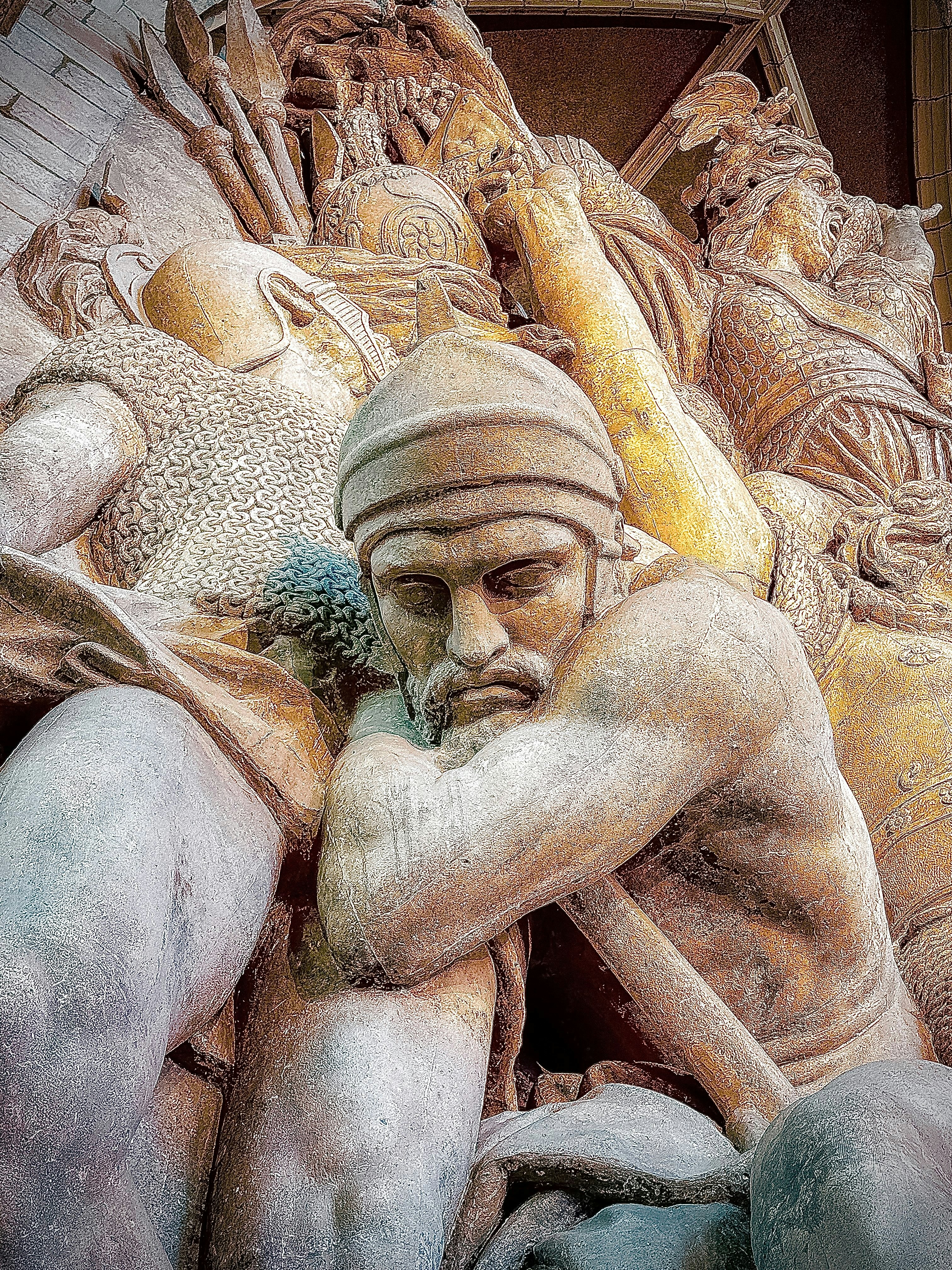 Weary Warrior among the Piled Chalk and Stone
