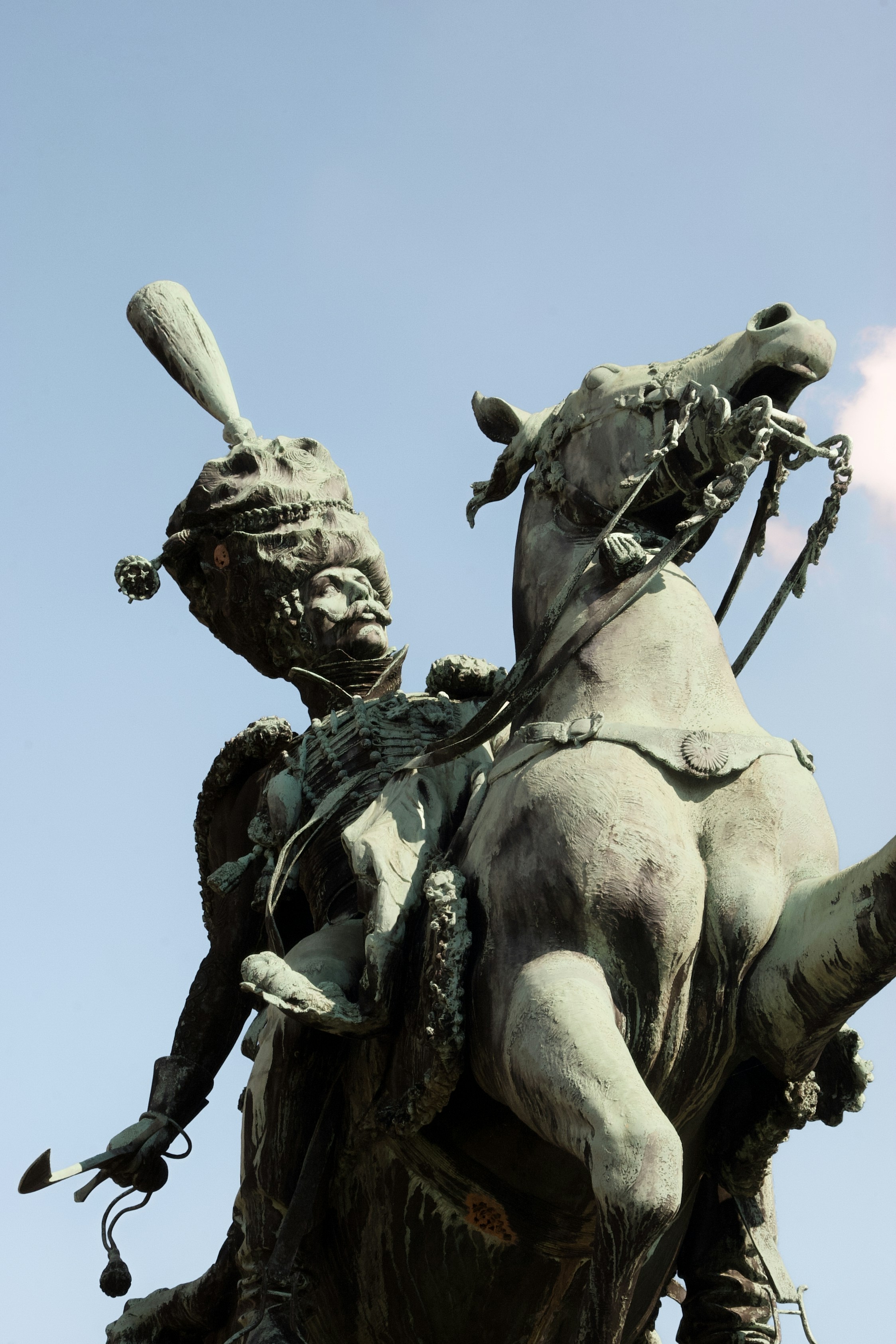 Bridle and Bronze: A Cavalry Statute Reaches Toward the Sky