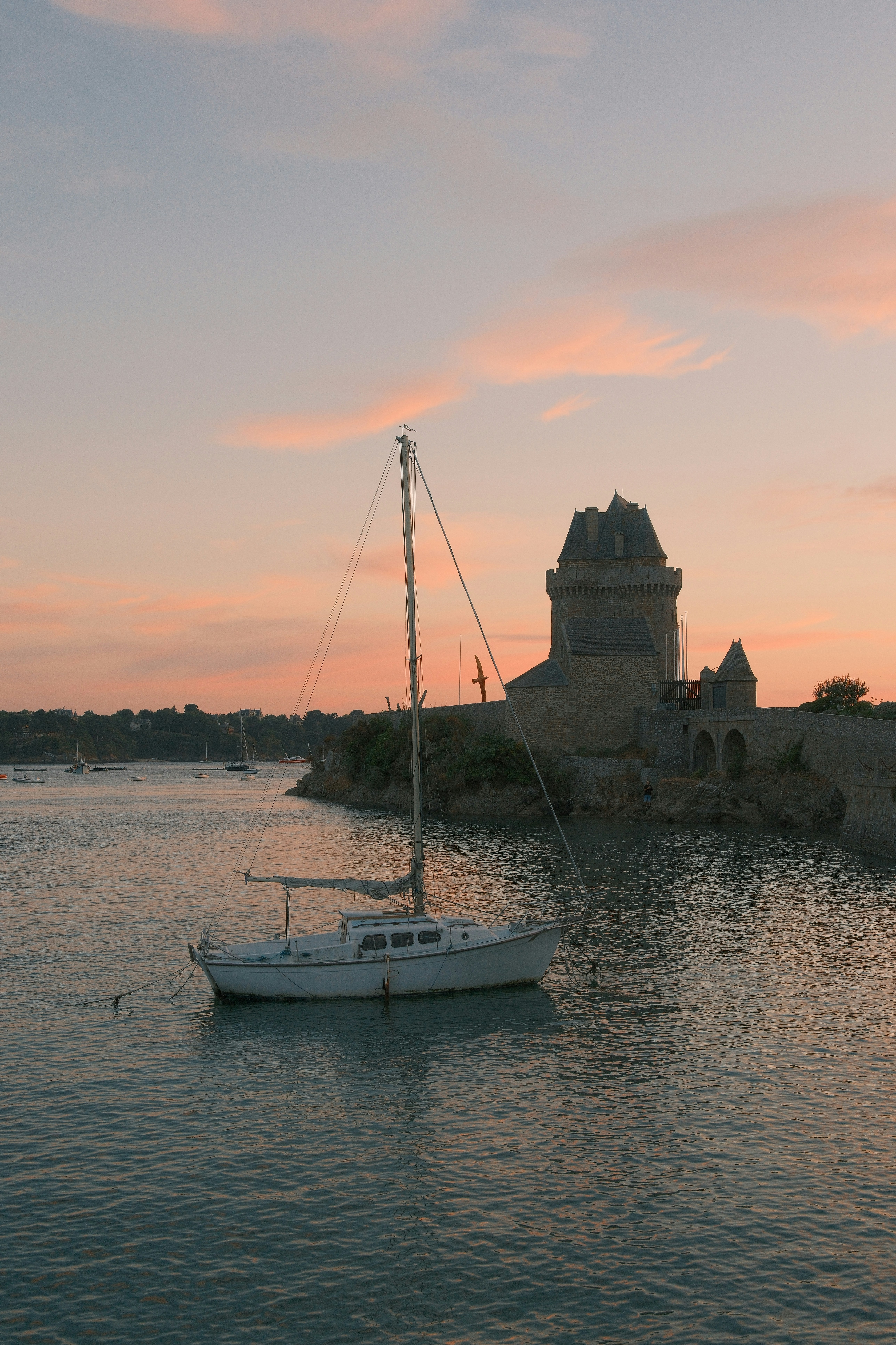 Sunset Rendezvous Over the Harbor Fortress