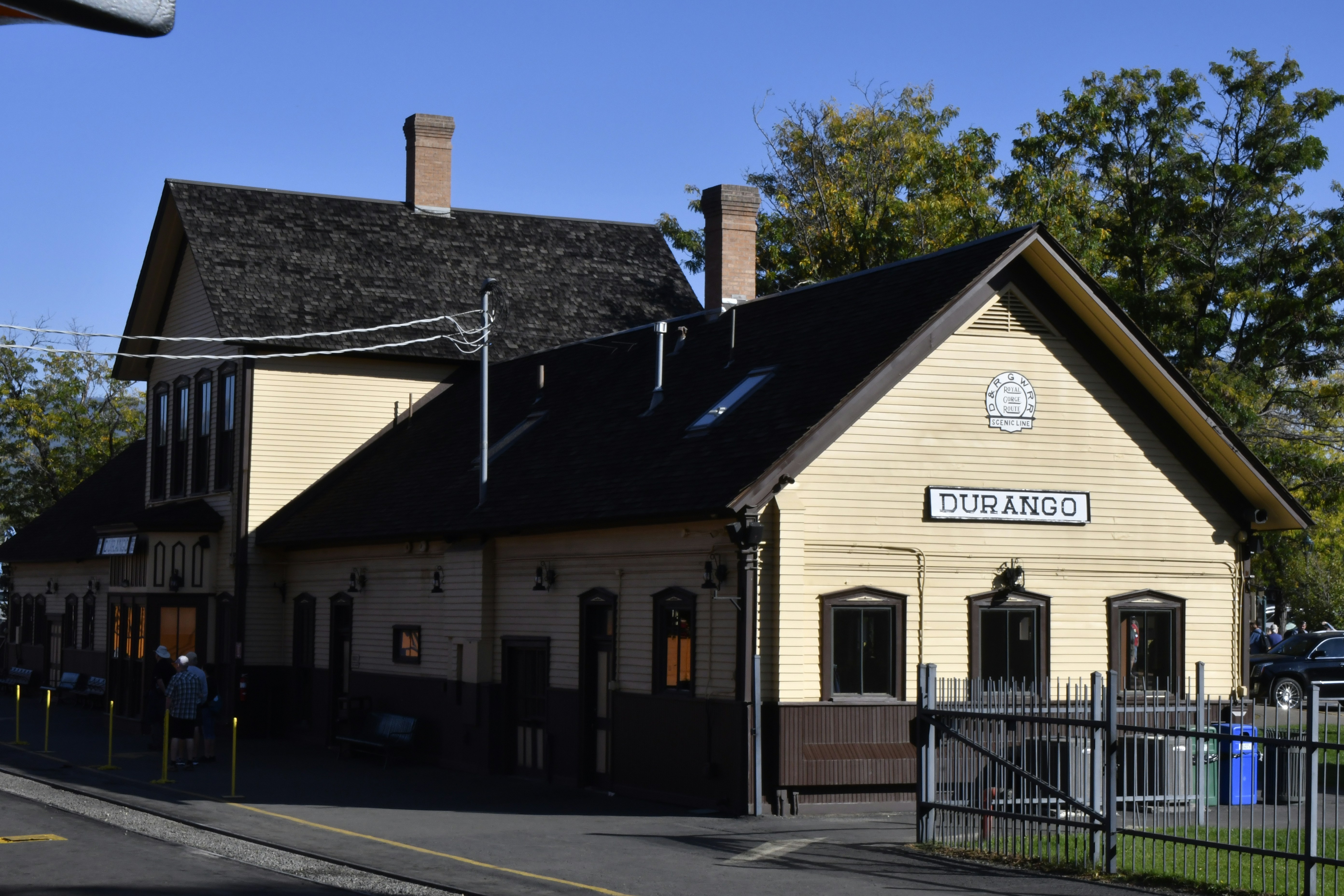 Durango Station: Quiet Platform at Midday