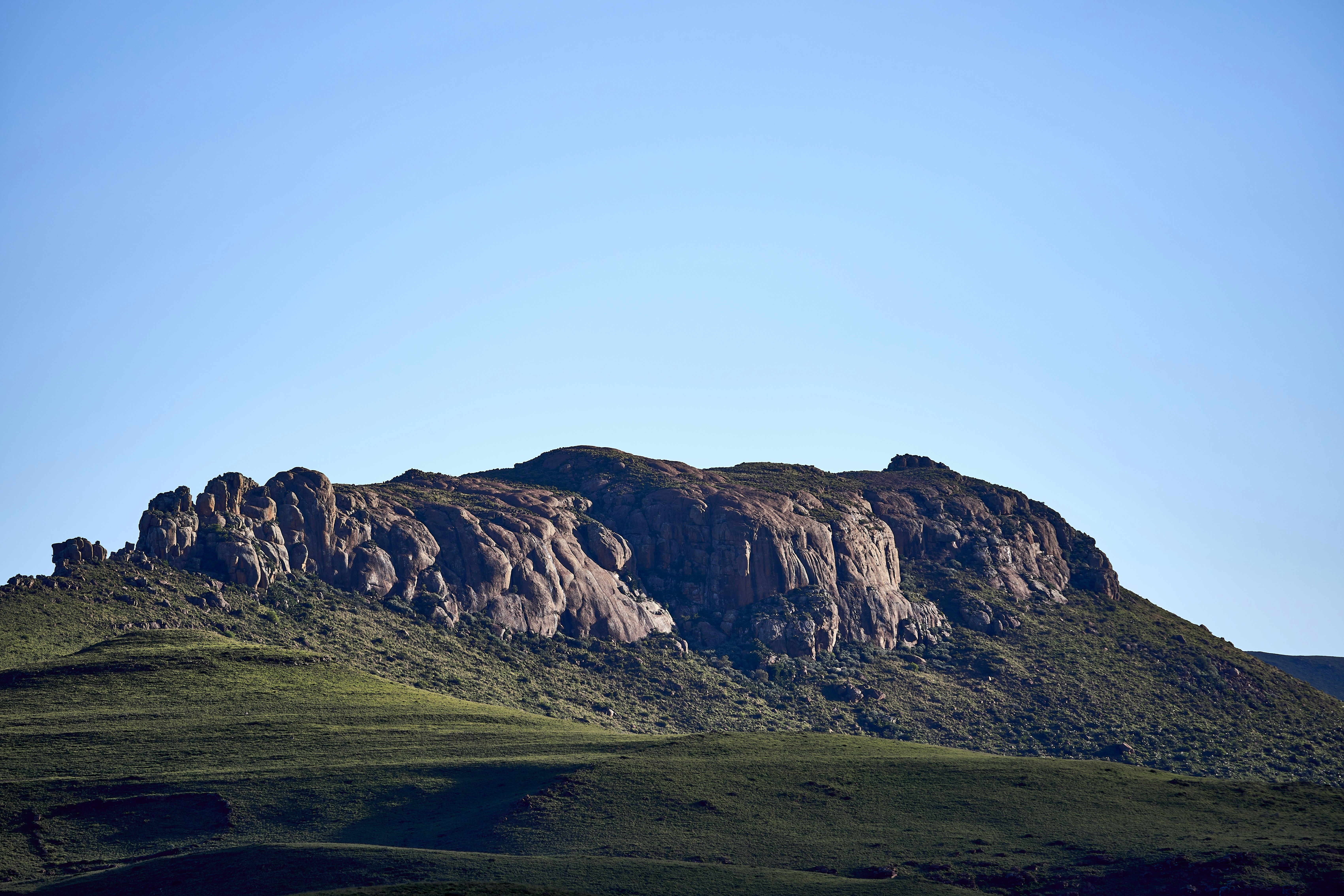 Rugged Crest Beneath a Clear Sky