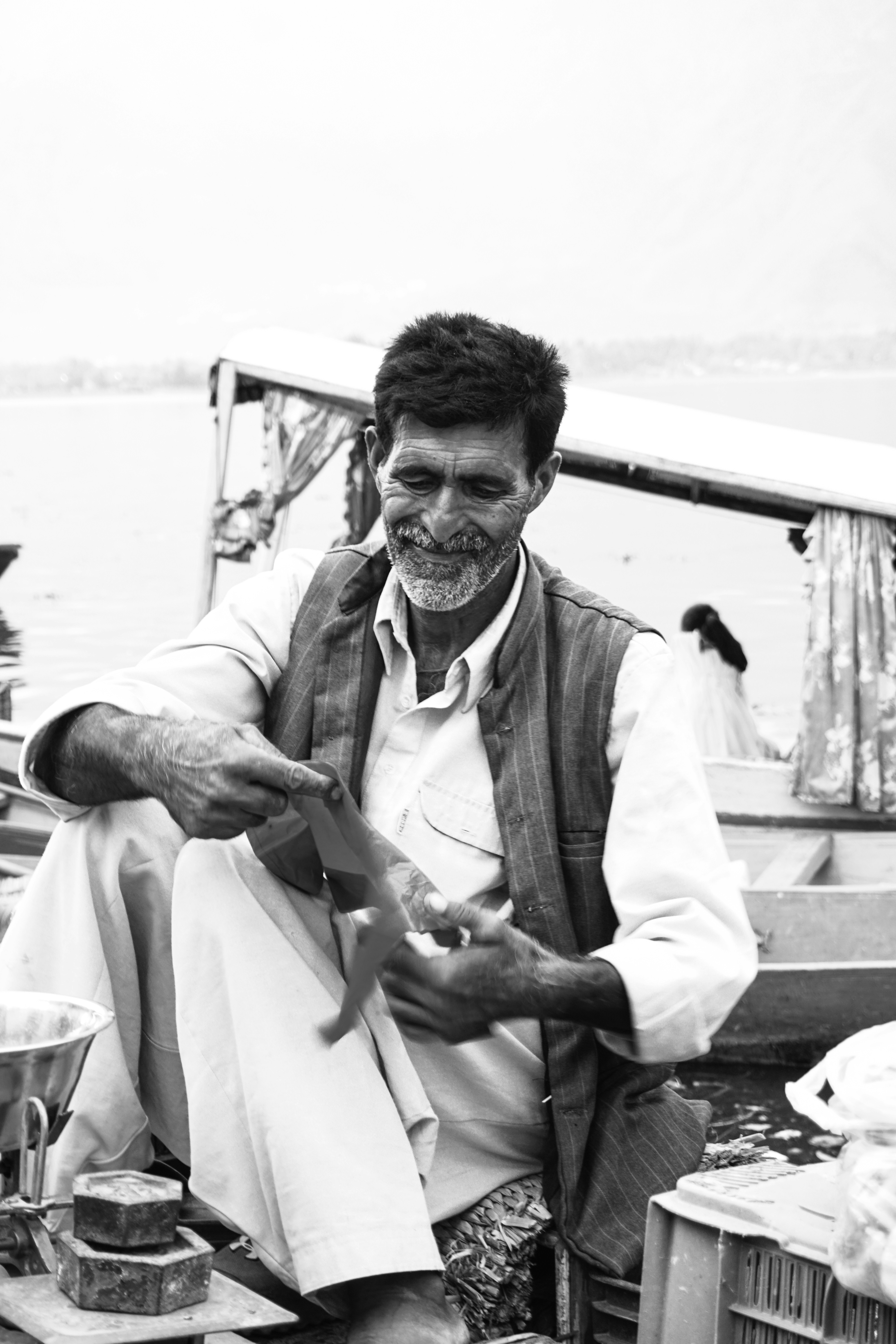 A Craftsman's Grin: Stone, Steel, and Subtle Smiles