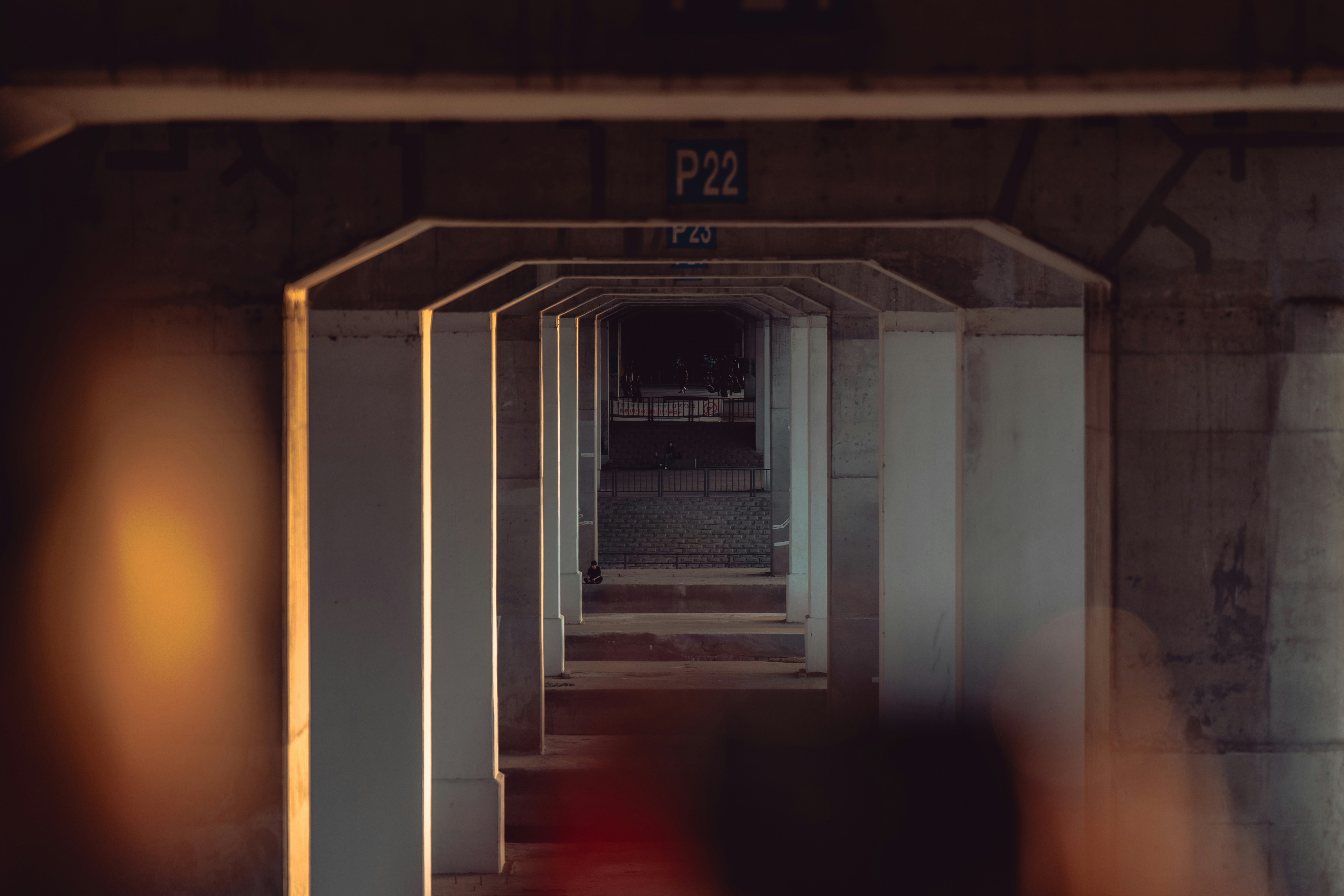 Echoes of Light Through the Industrial Corridor