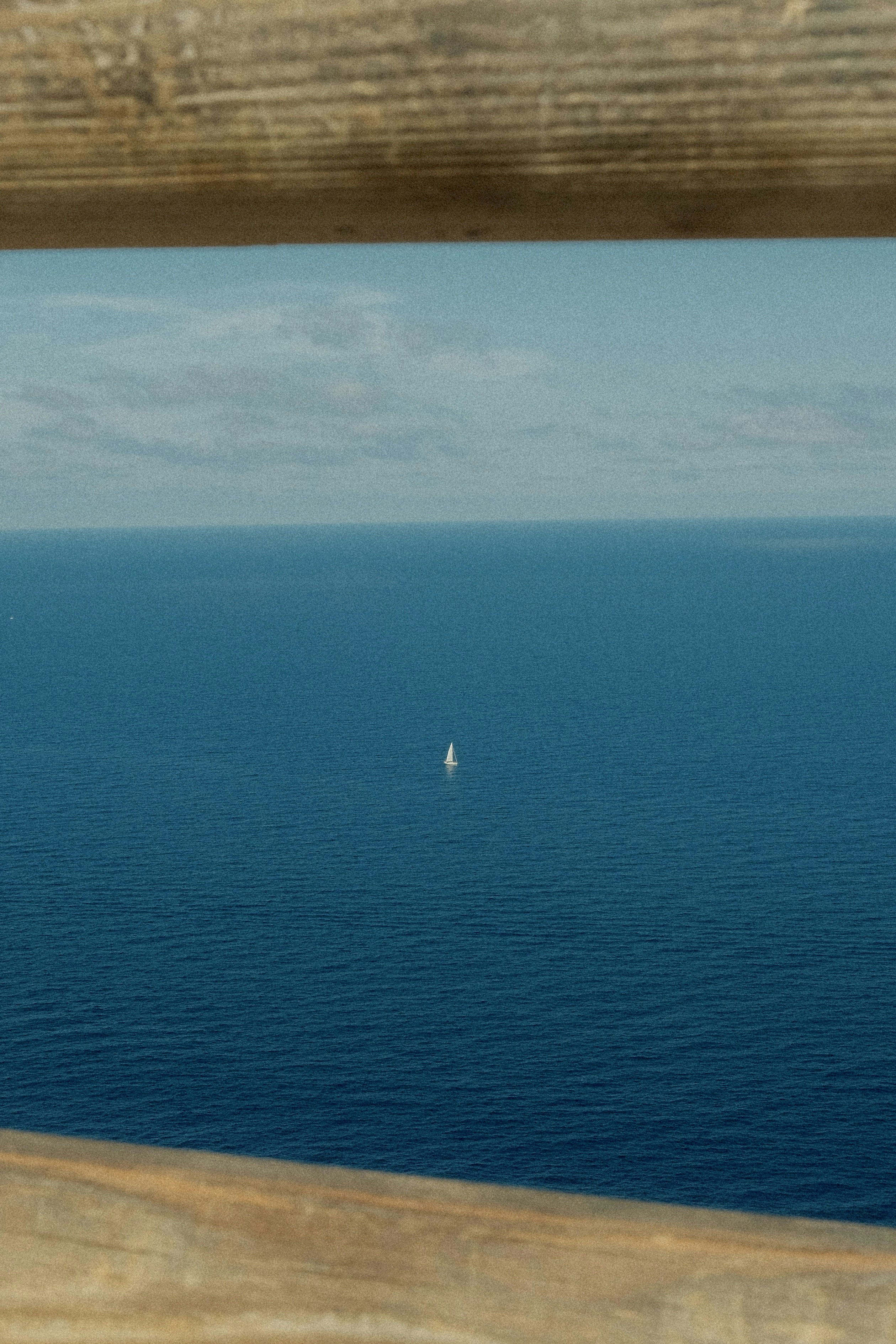 Sea Voyage through a Wooden Frame