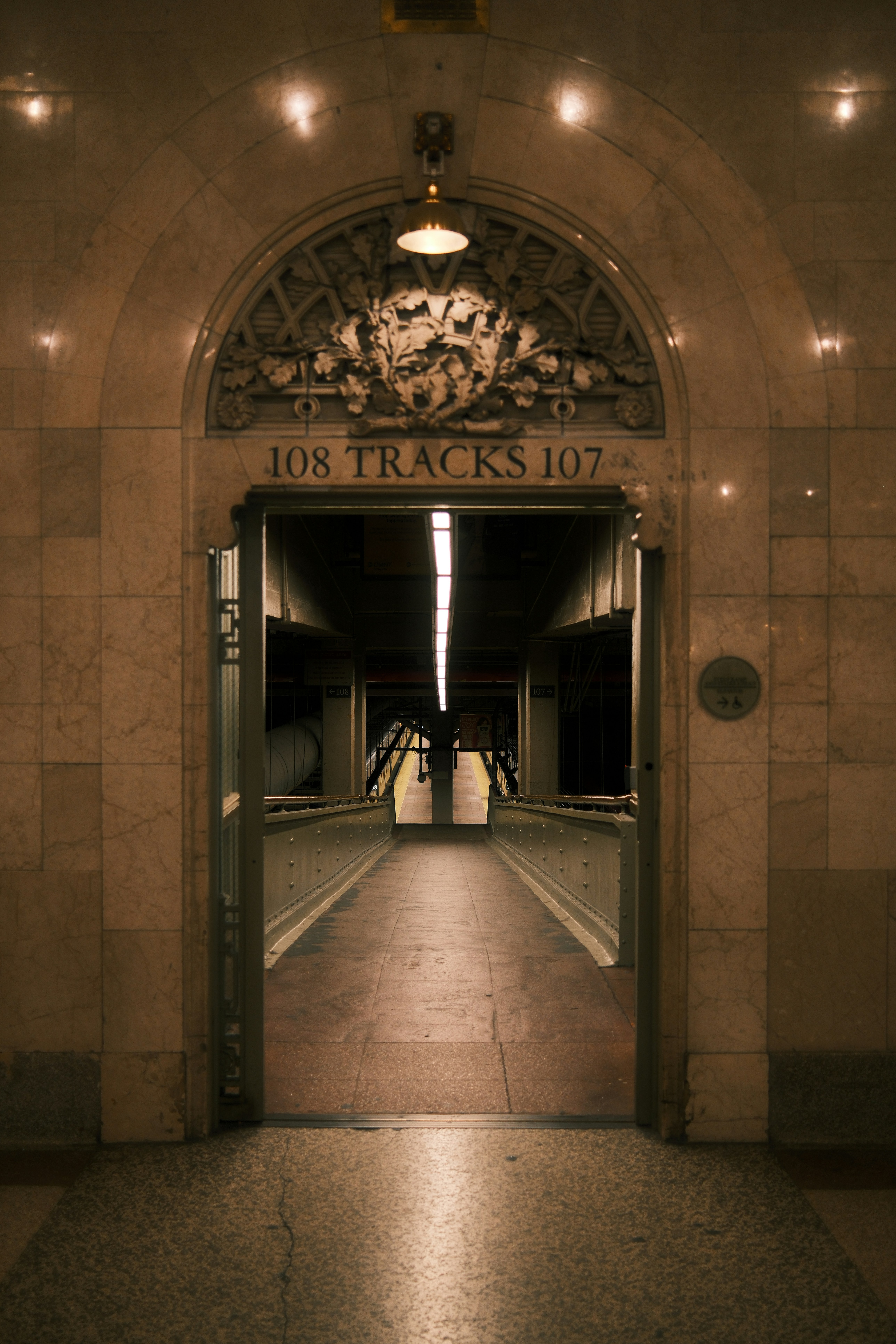 Gateway to the Quiet Underground: Archway into Tracks