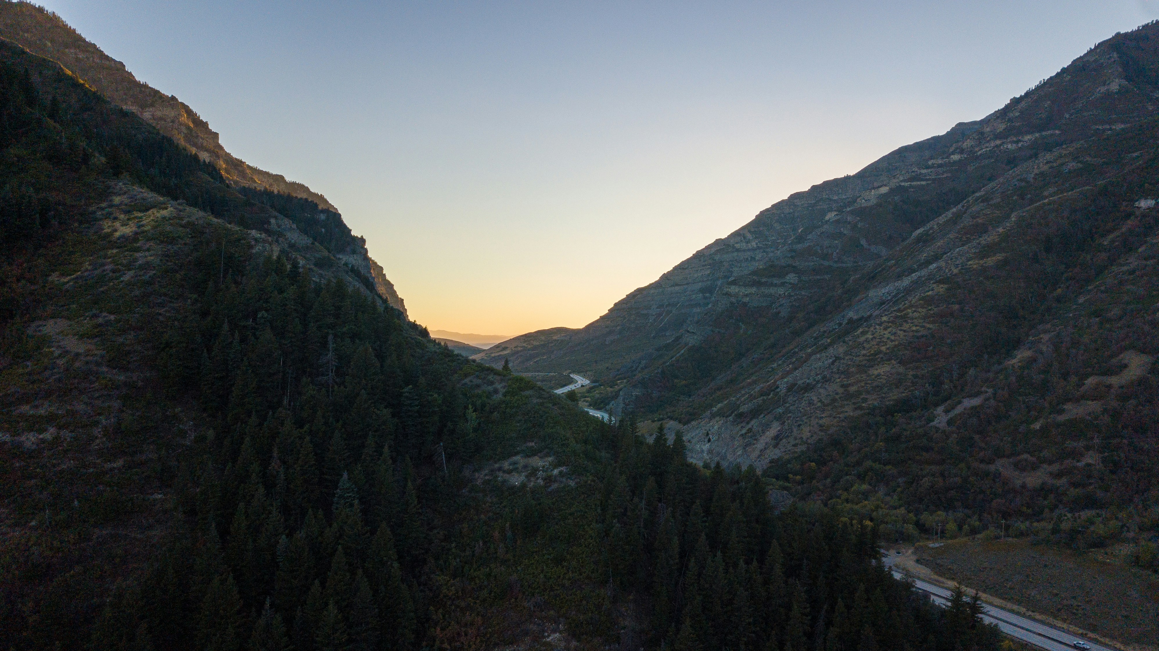 Dawn Between Cresting Valleys: A Quiet Alpine Verge