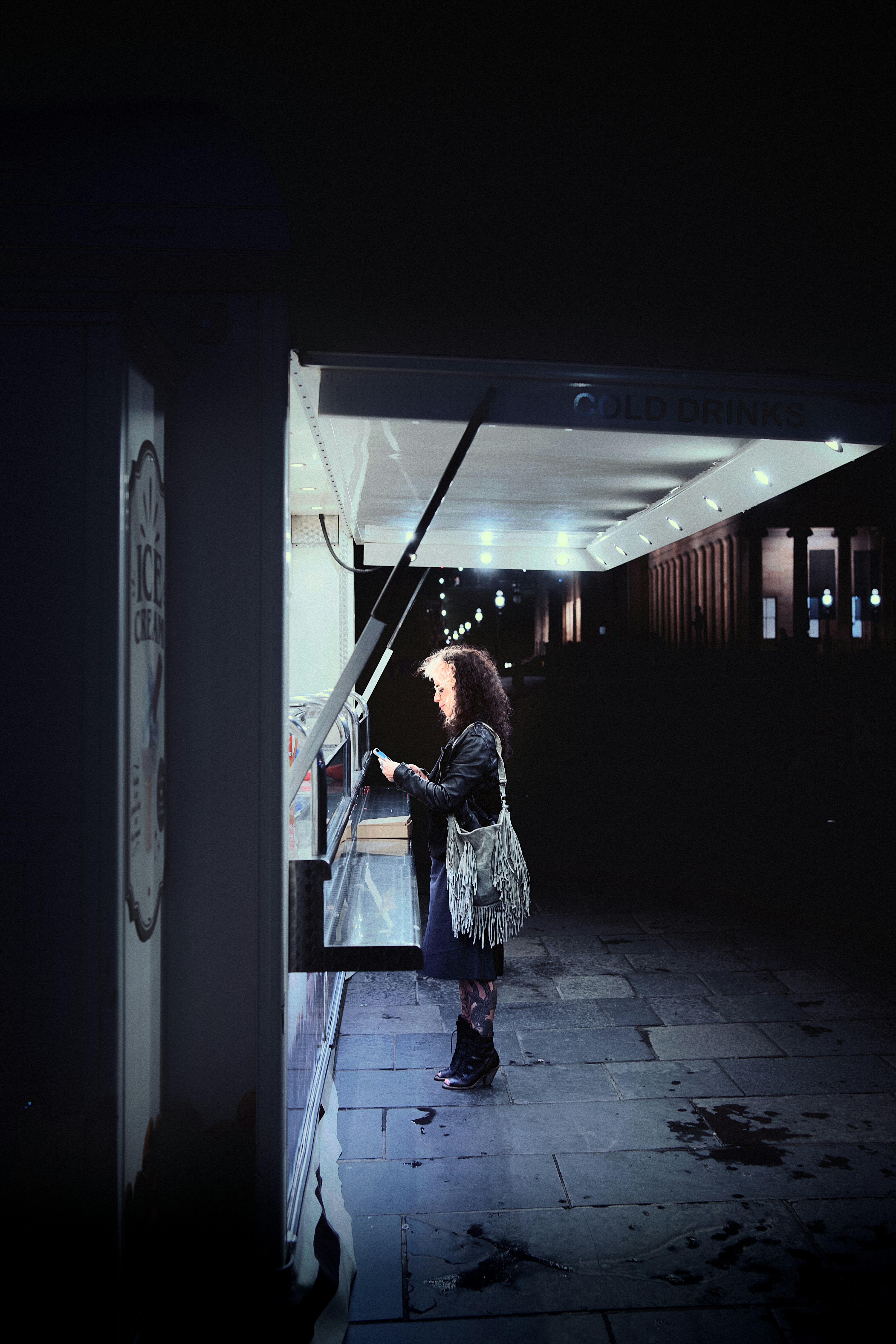 Harbor of Neon: A Night at the Cold Drinks Window