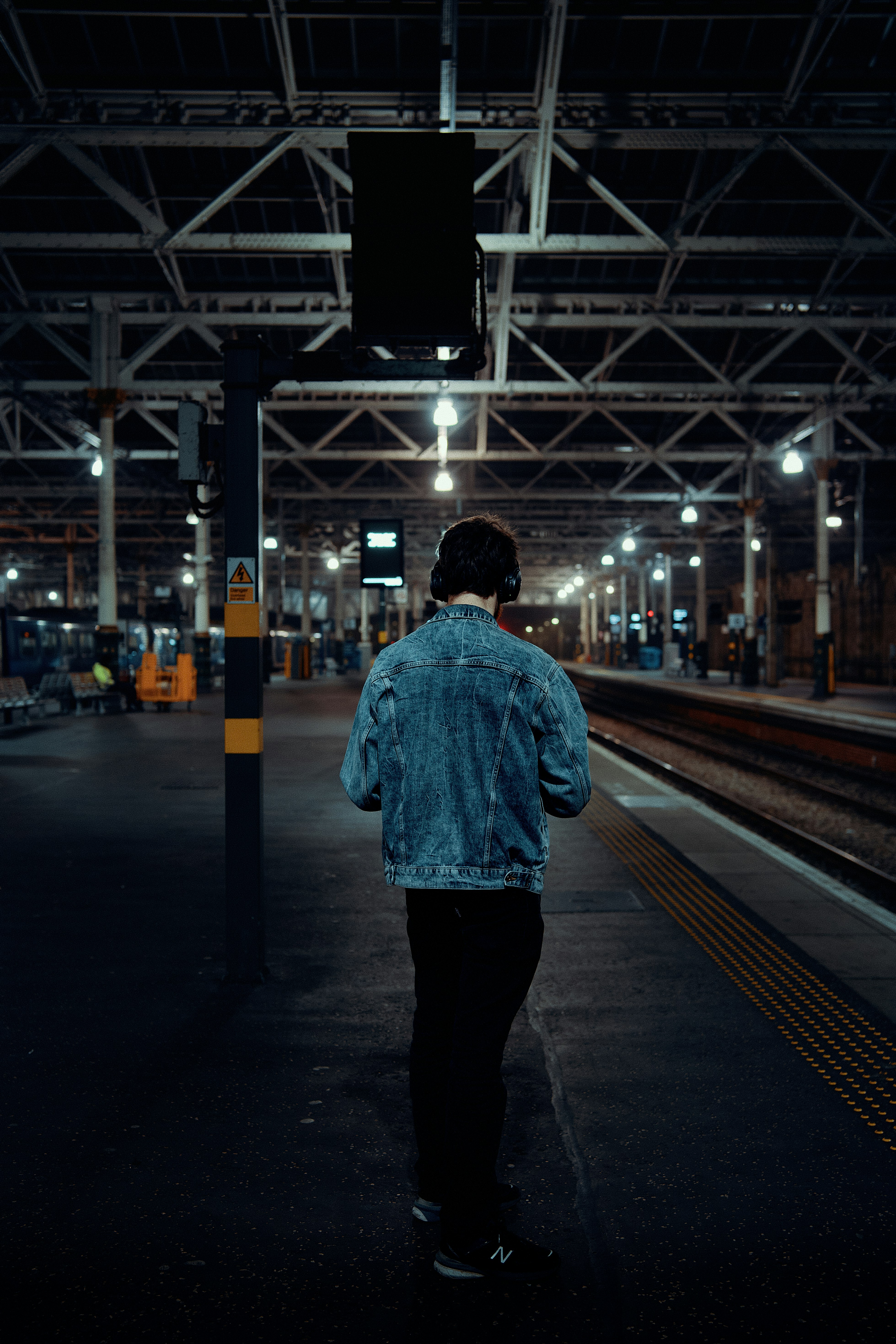 Evening Walk at the Platform Edge