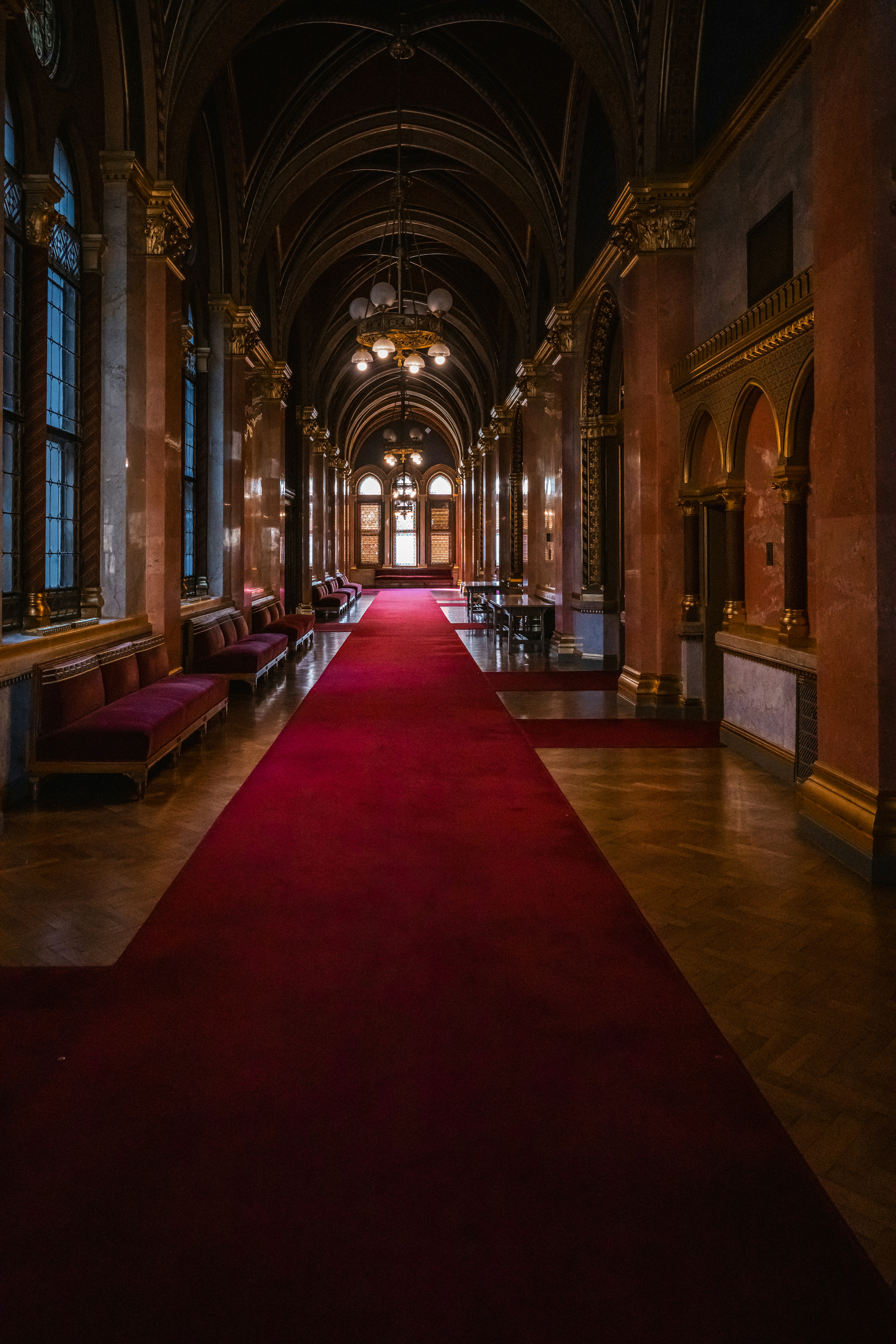 Noble Corridor: Velvet Carpet, Velvet Light