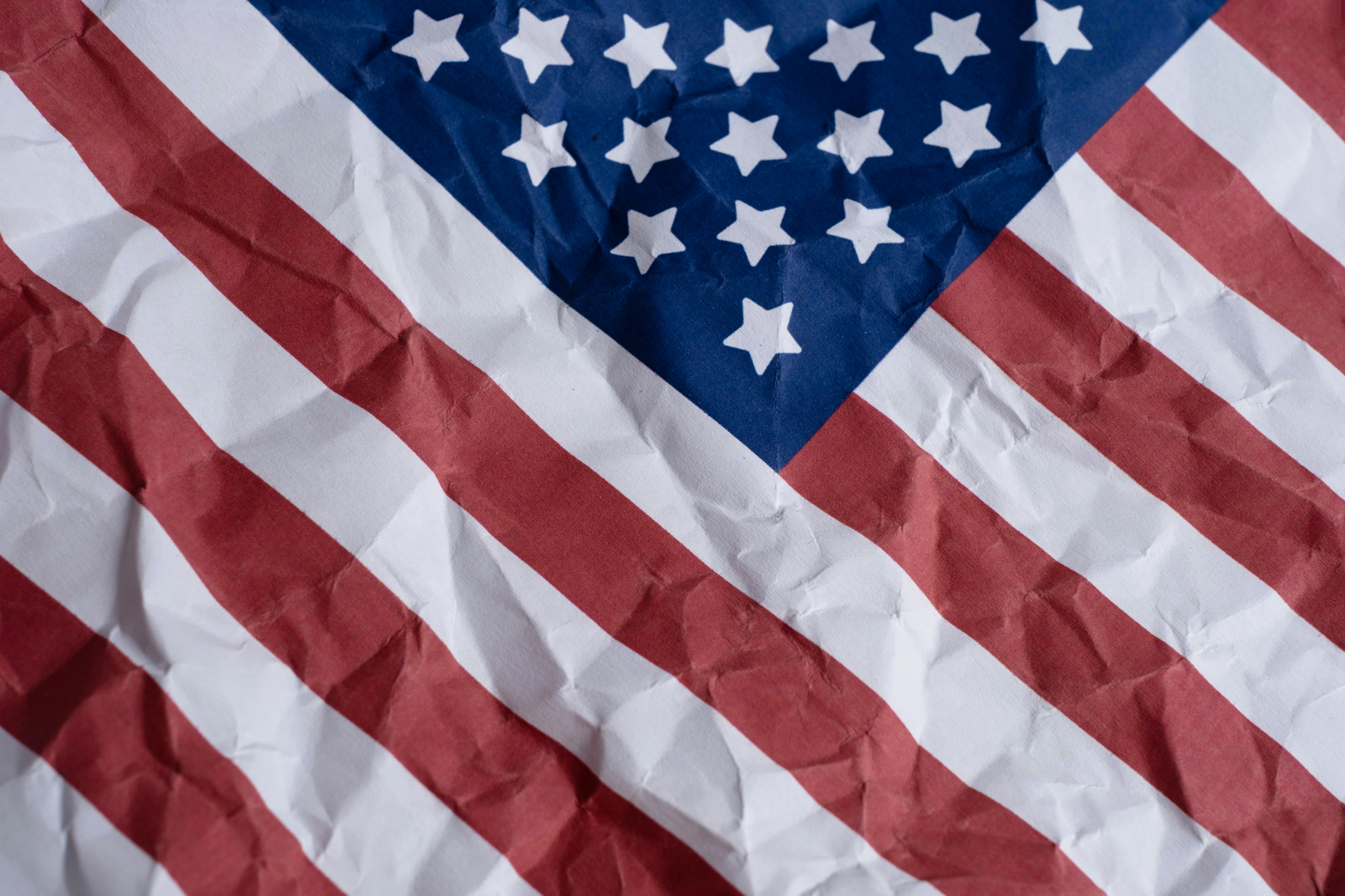 Tattered Patriotism: A Flagscape of Folded Stripes and Stars