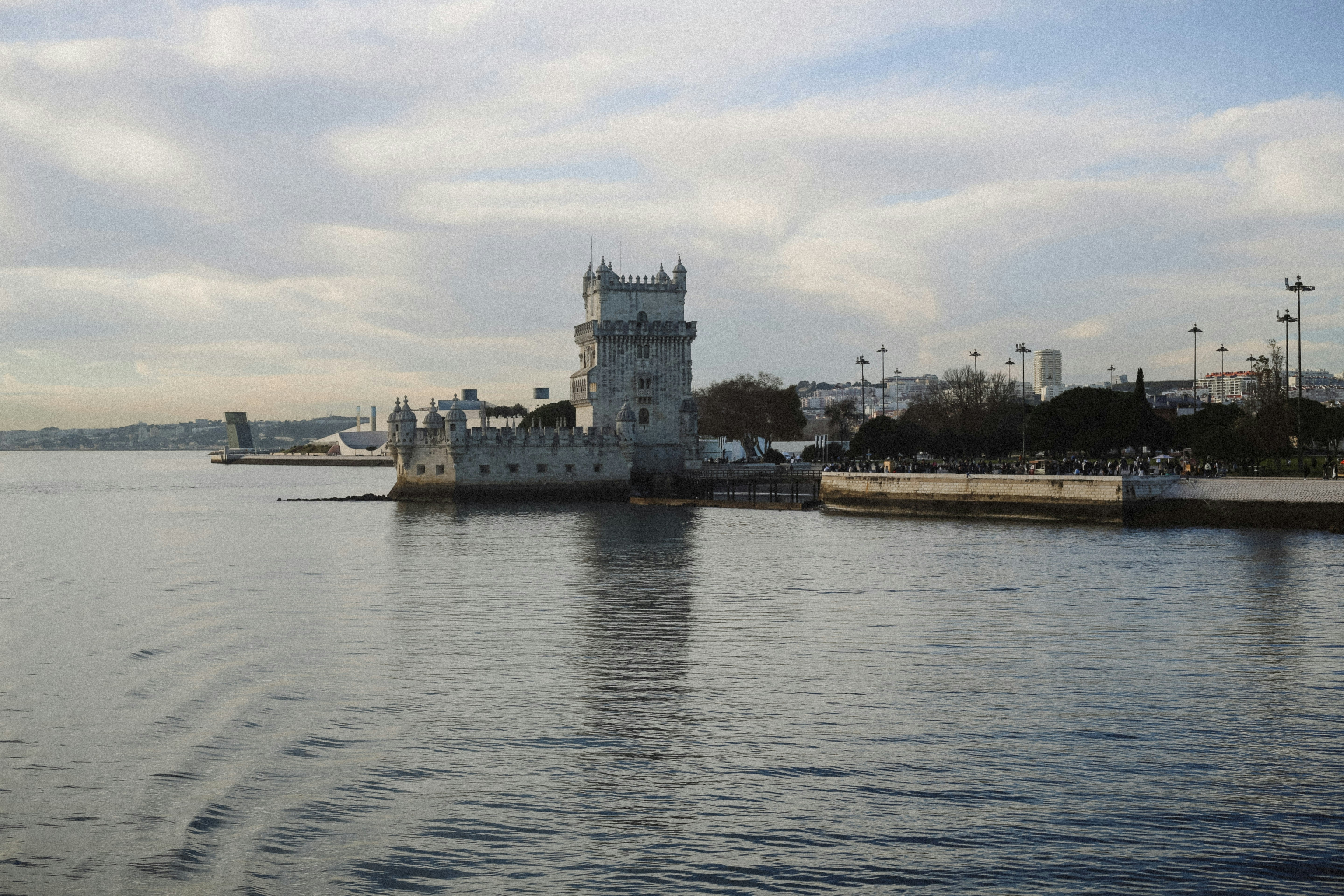 Stone Sentinel at the Waterfront: Maiden Tower by the Sea