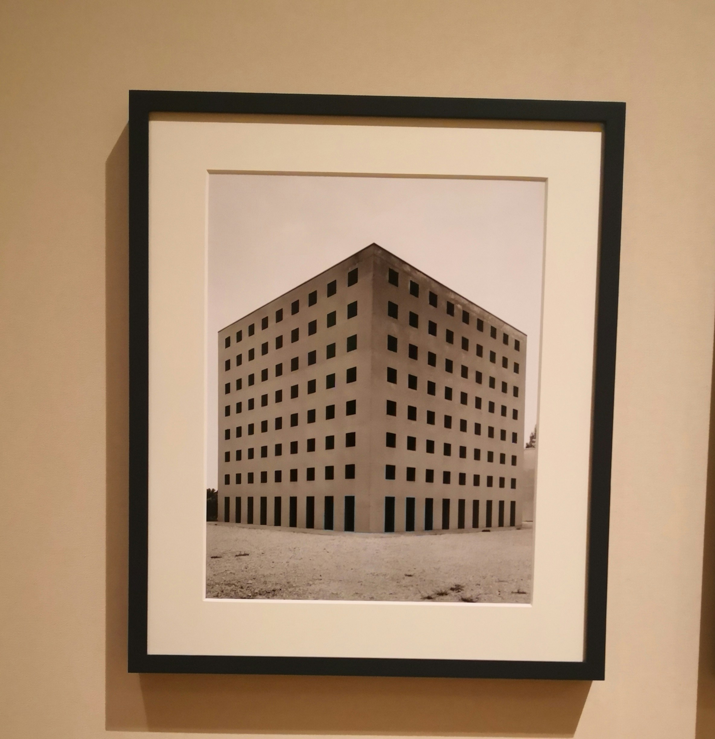 Angular Monolith: A Framed Perspective of a Perforated Block