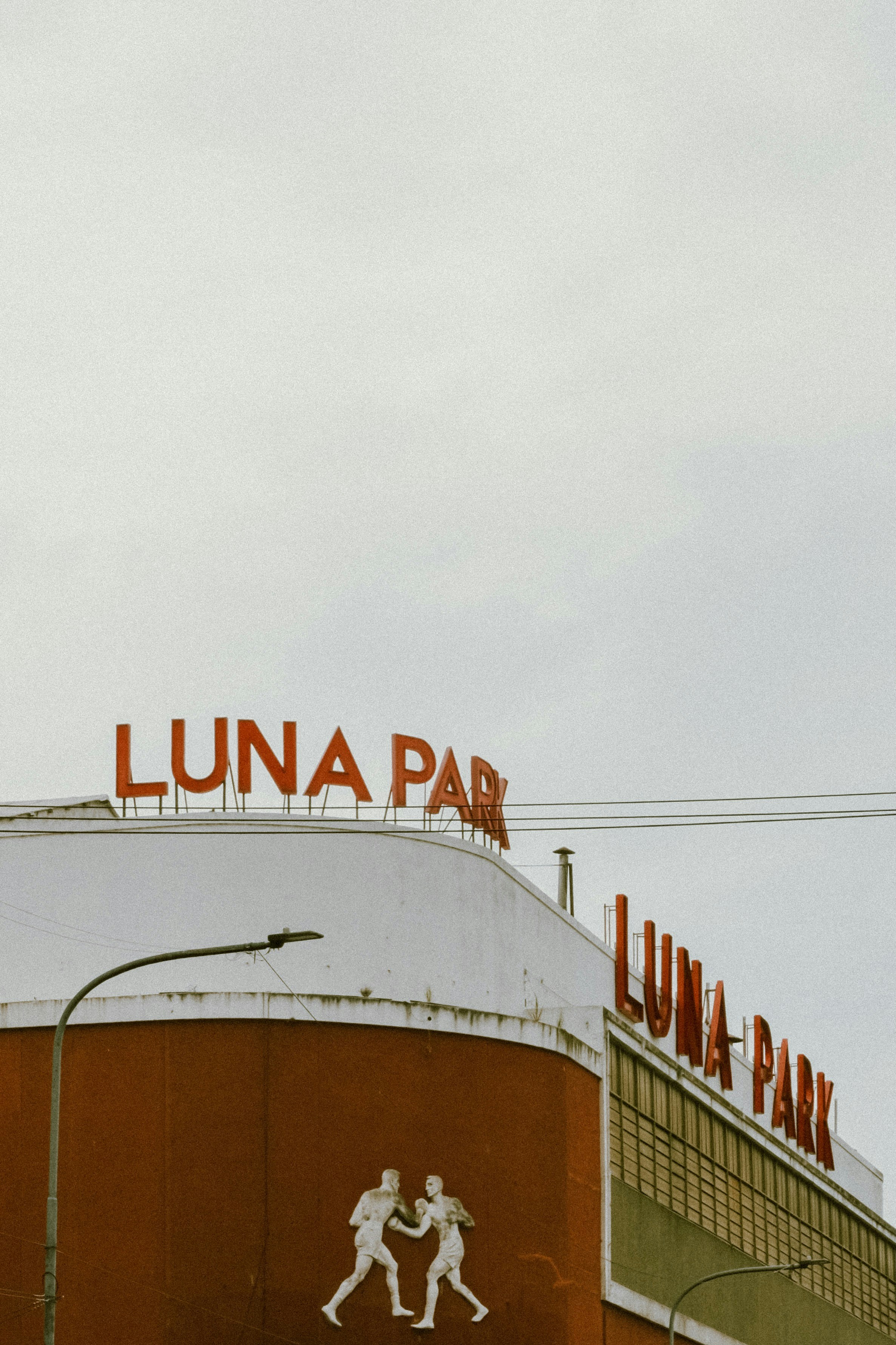 Luna Park Signage over a Retro Facade