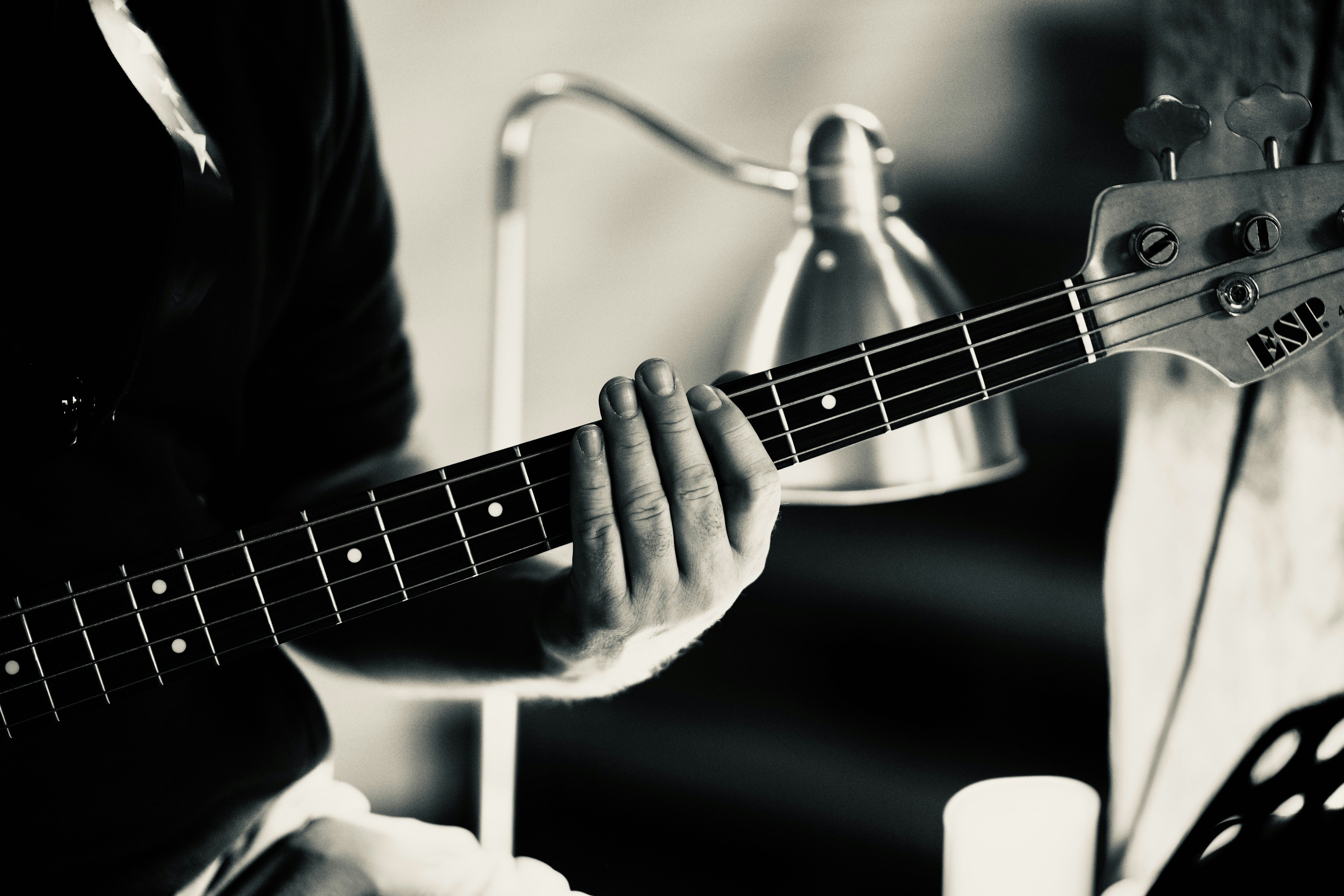 Midnight Jams: The Silent Groove of a Bass Resonates