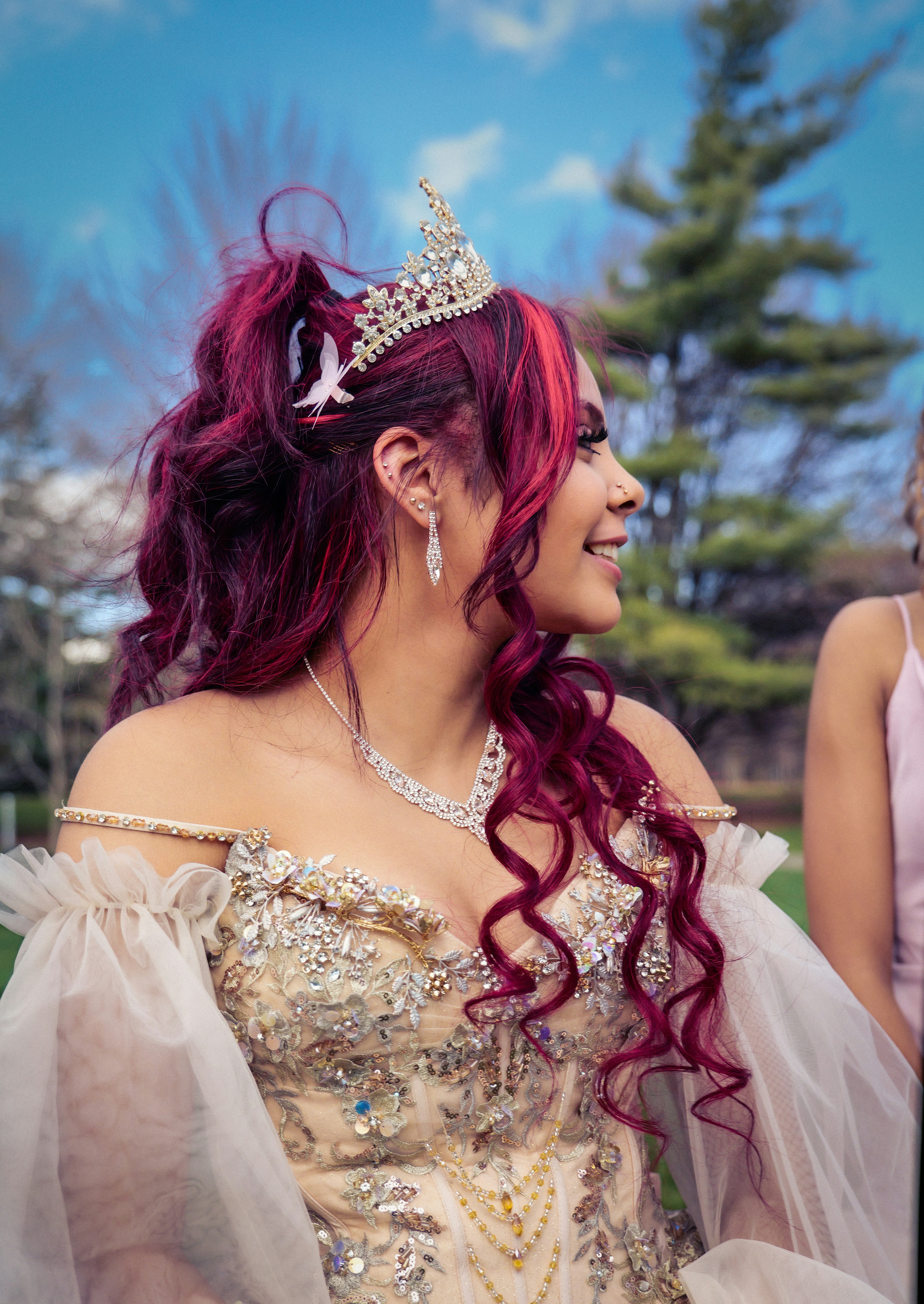 Princess in Bloom: A Portrait of Sparkling Grace