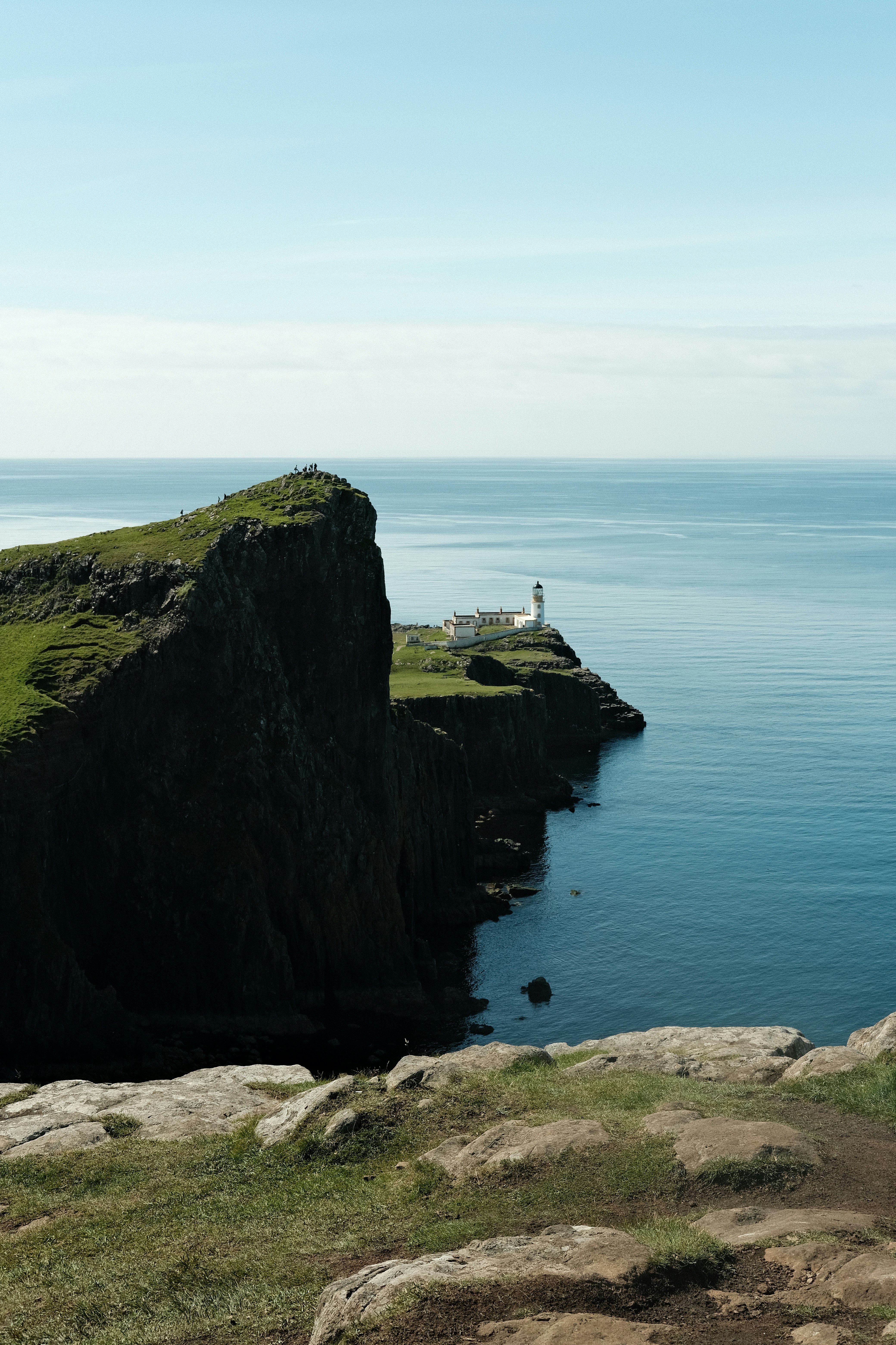Edge of the World: A Lighthouse Guarding the Cliffs
