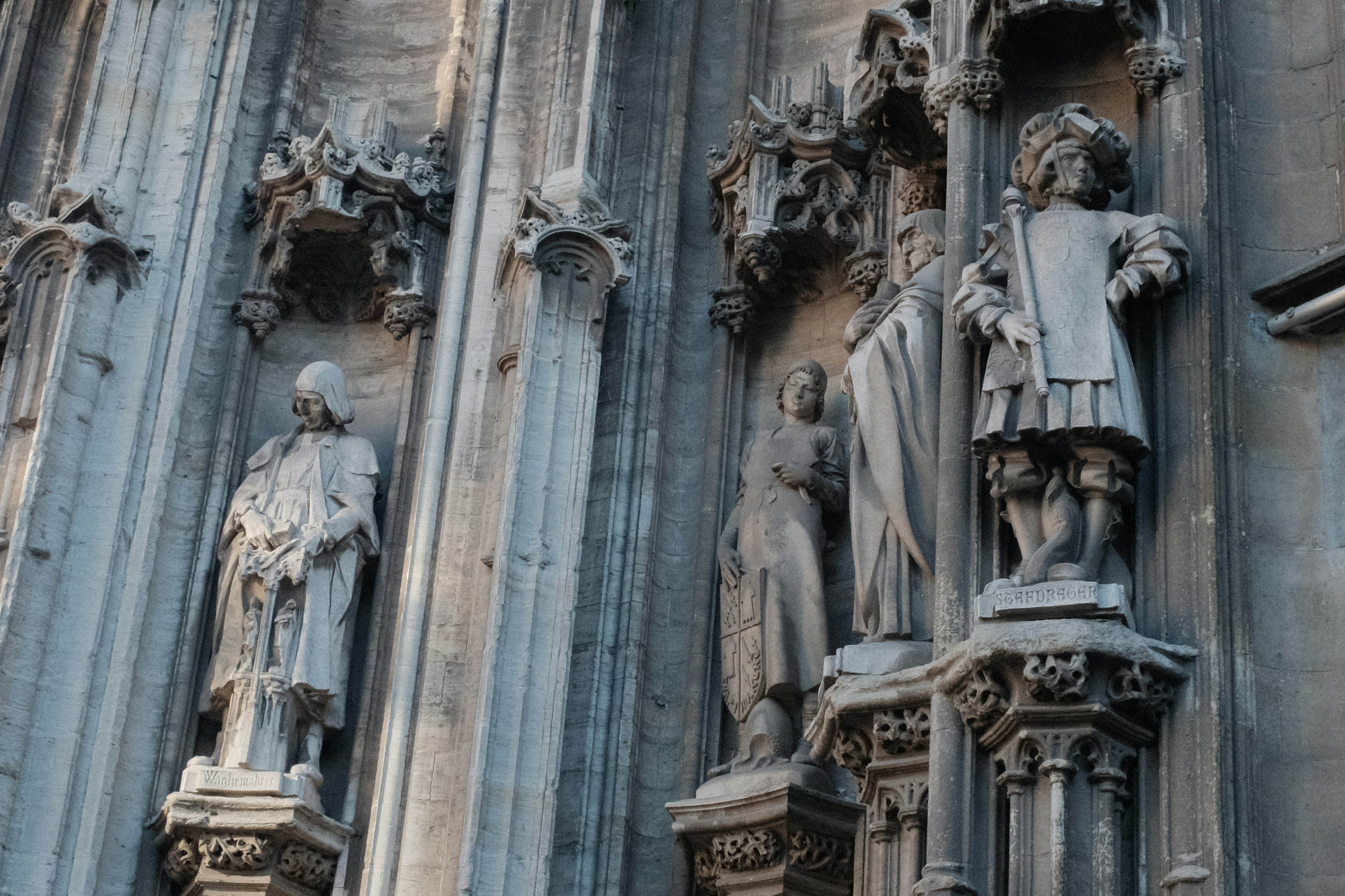 Stone Choir: Gothic Statues on a Cathedral Façade