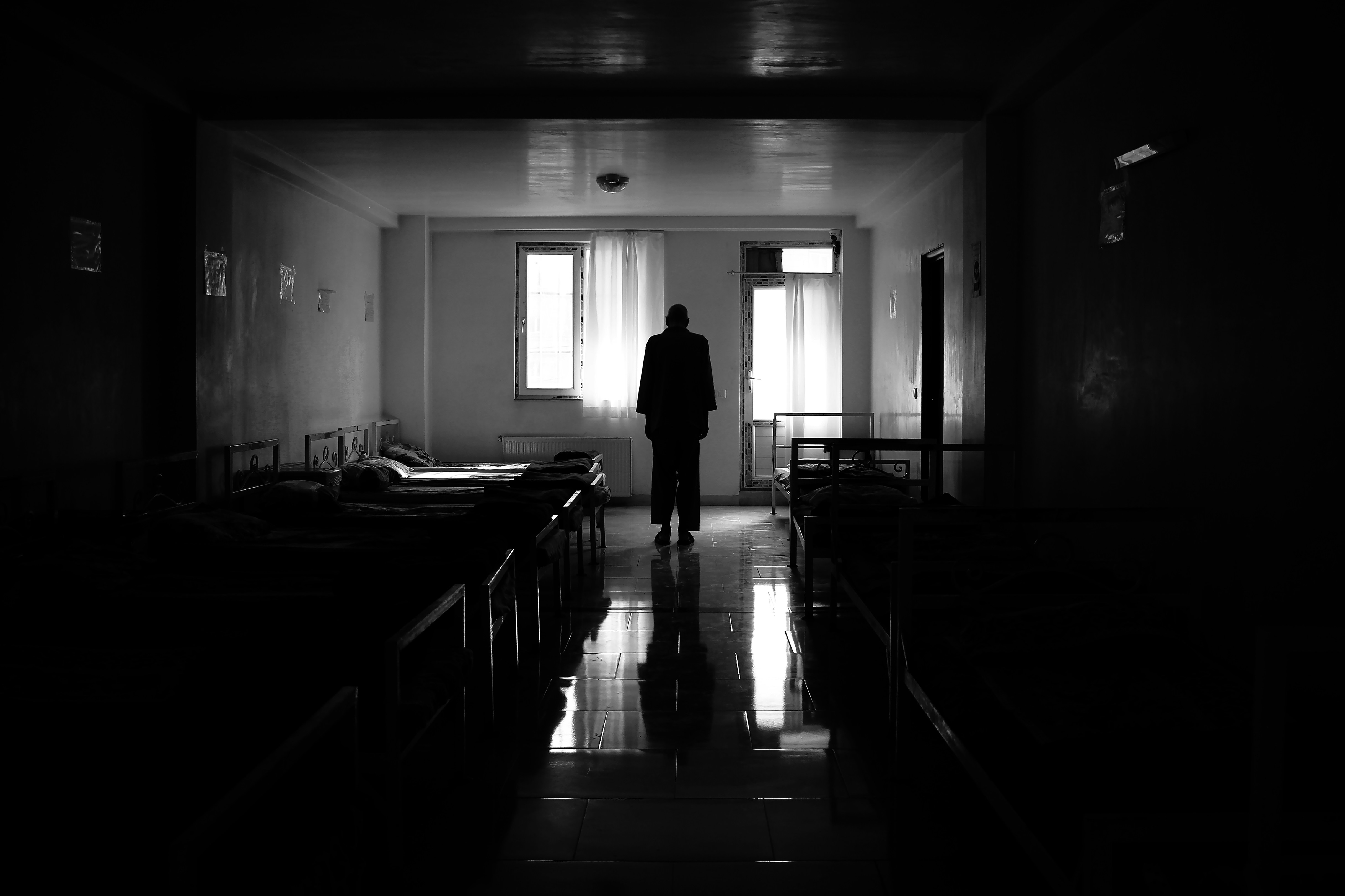 Patients with mental disorders in a psychiatric center