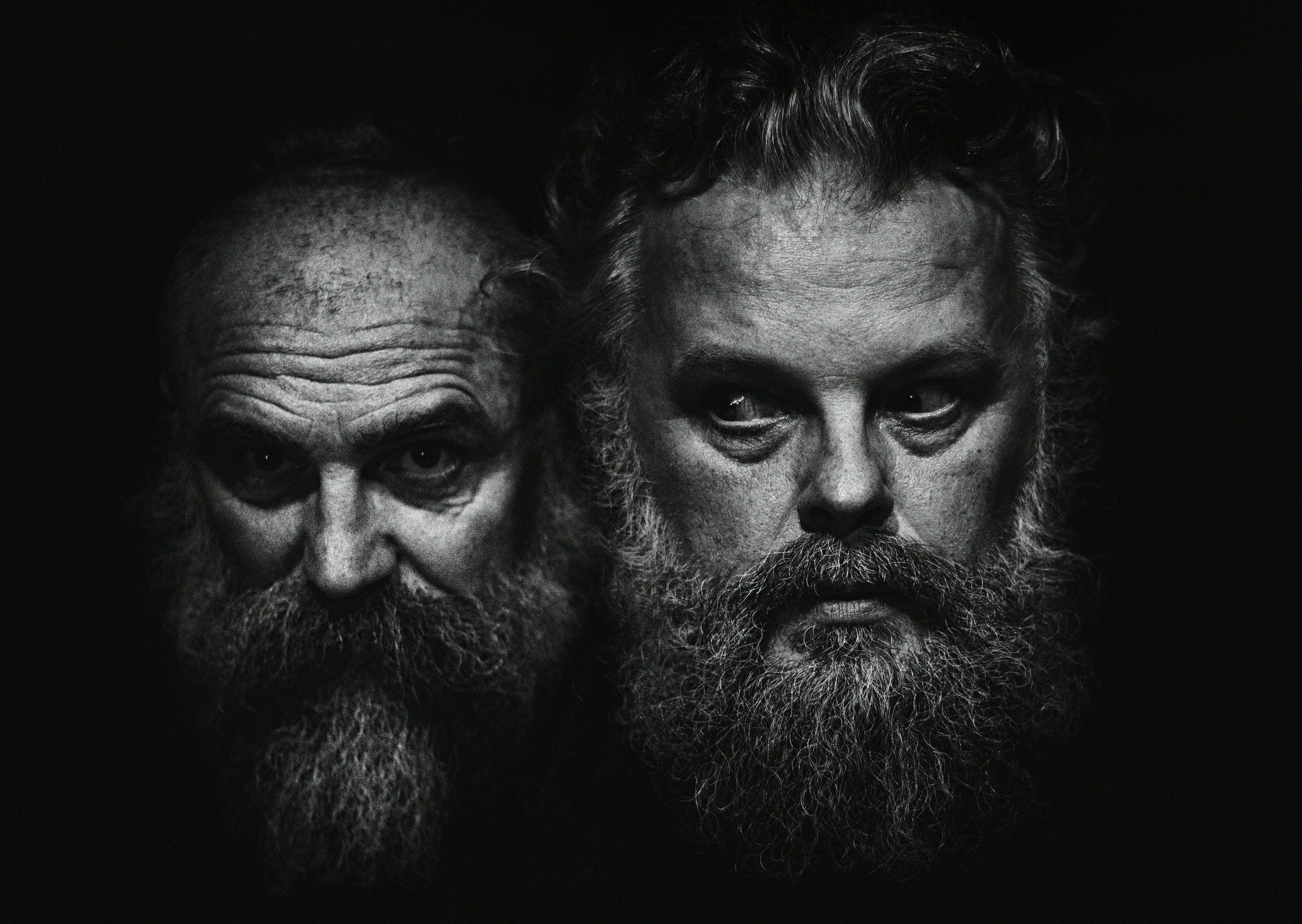 Twin Gaze in Shadow: A Portrait of Quiet Intensity
