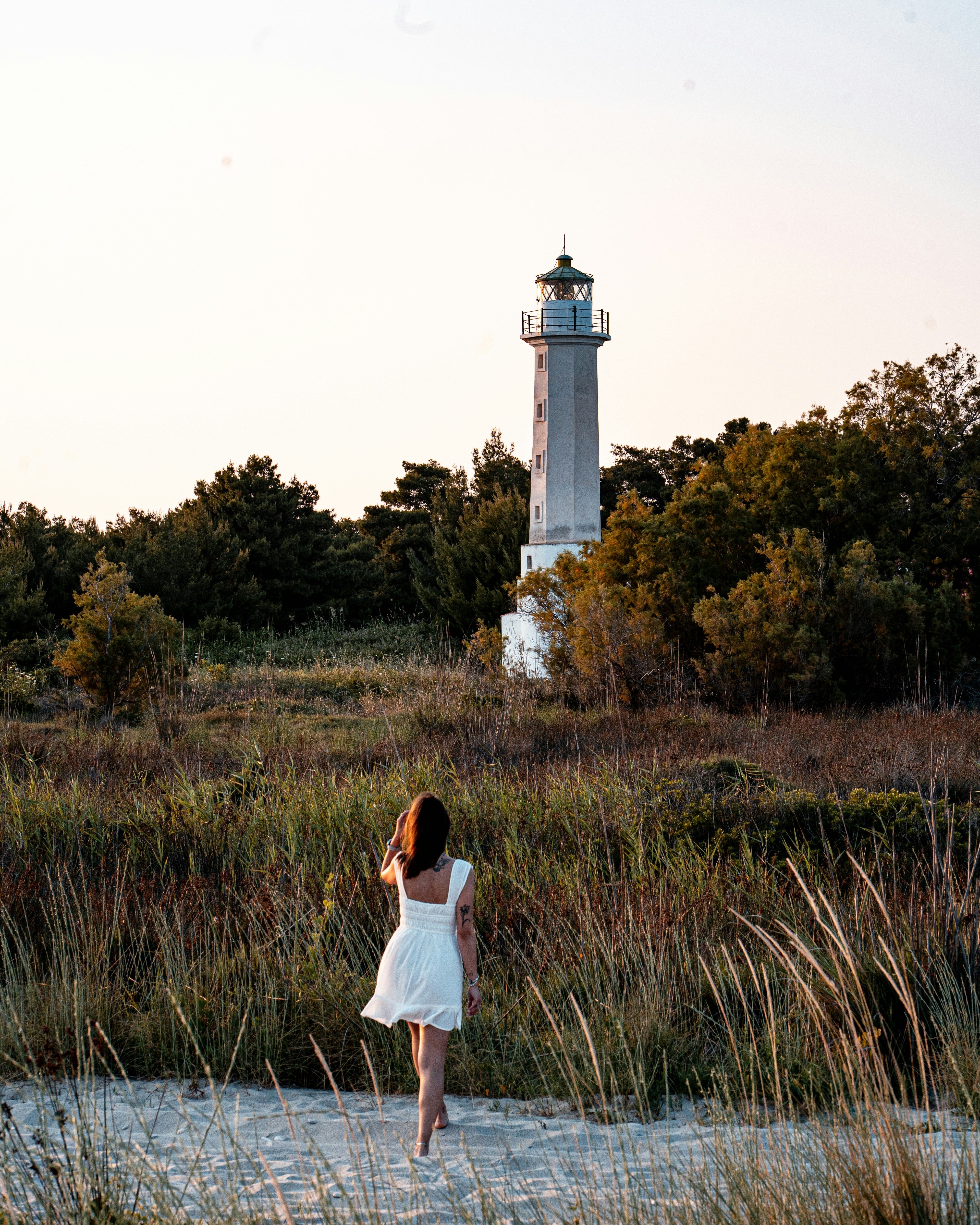 Footsteps to the Lighthouse: A Quiet Walk at Dusk