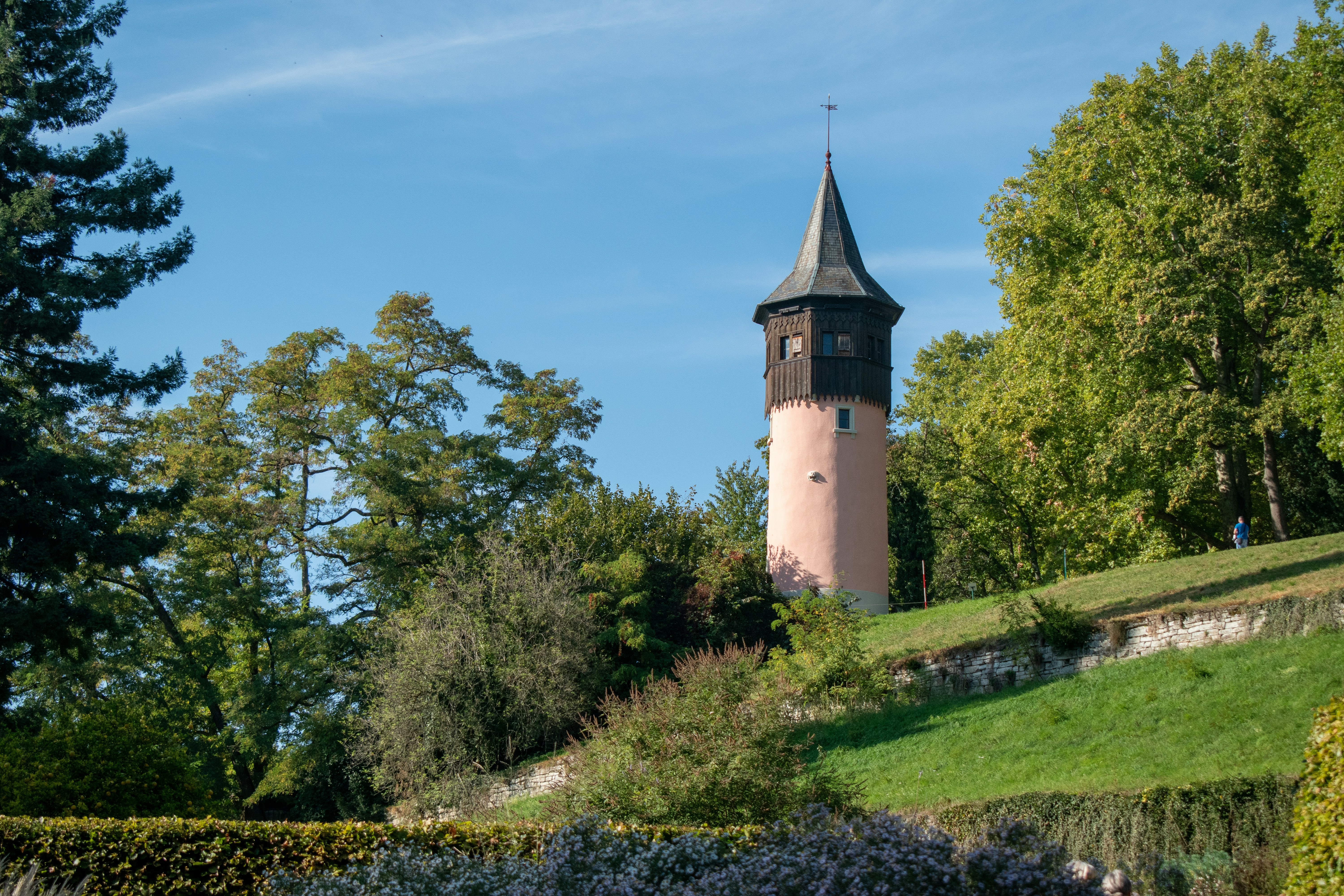 Watchtower on the Hill: A Quiet Landmark in Verdant Light