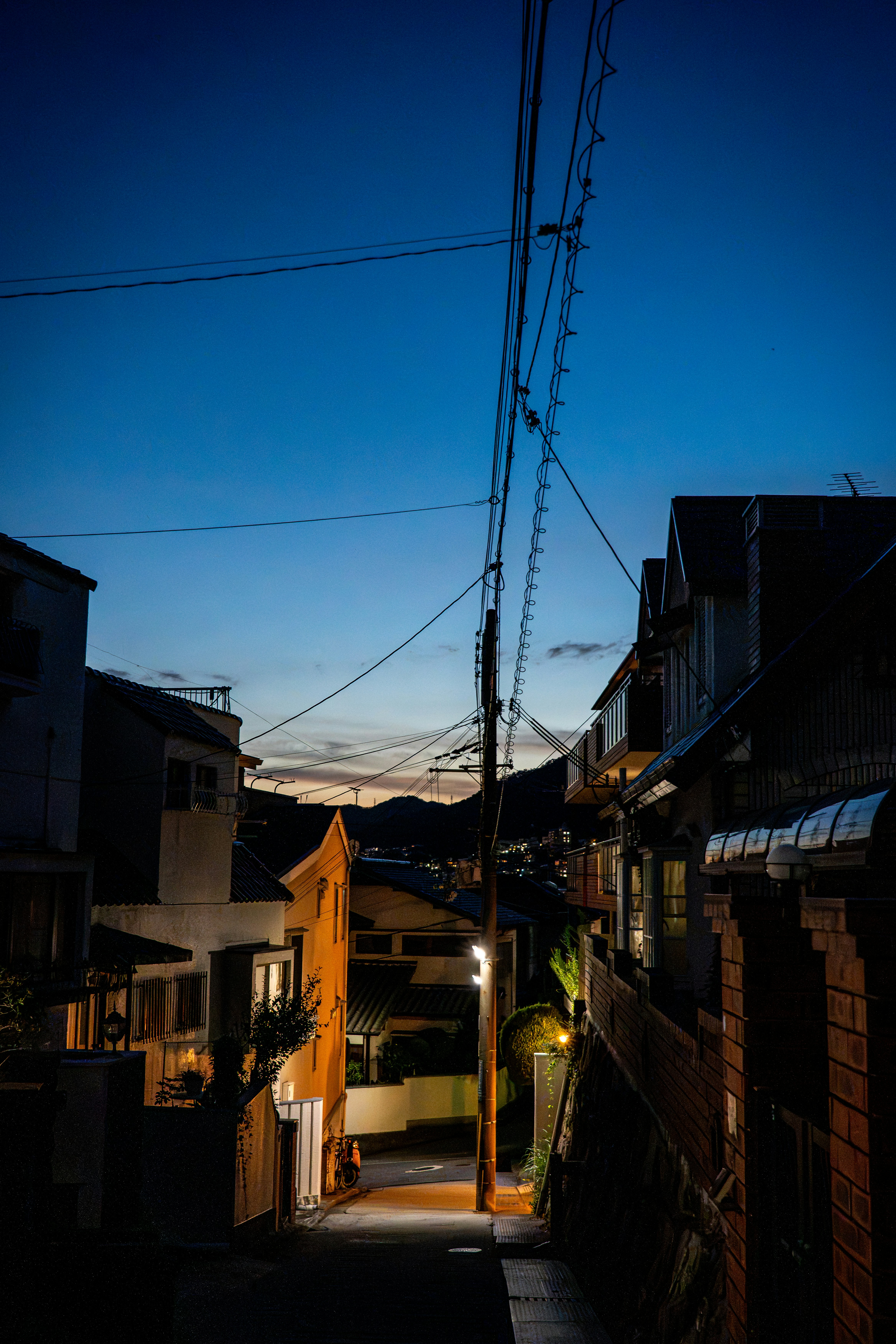 Evening Alleyway Glow