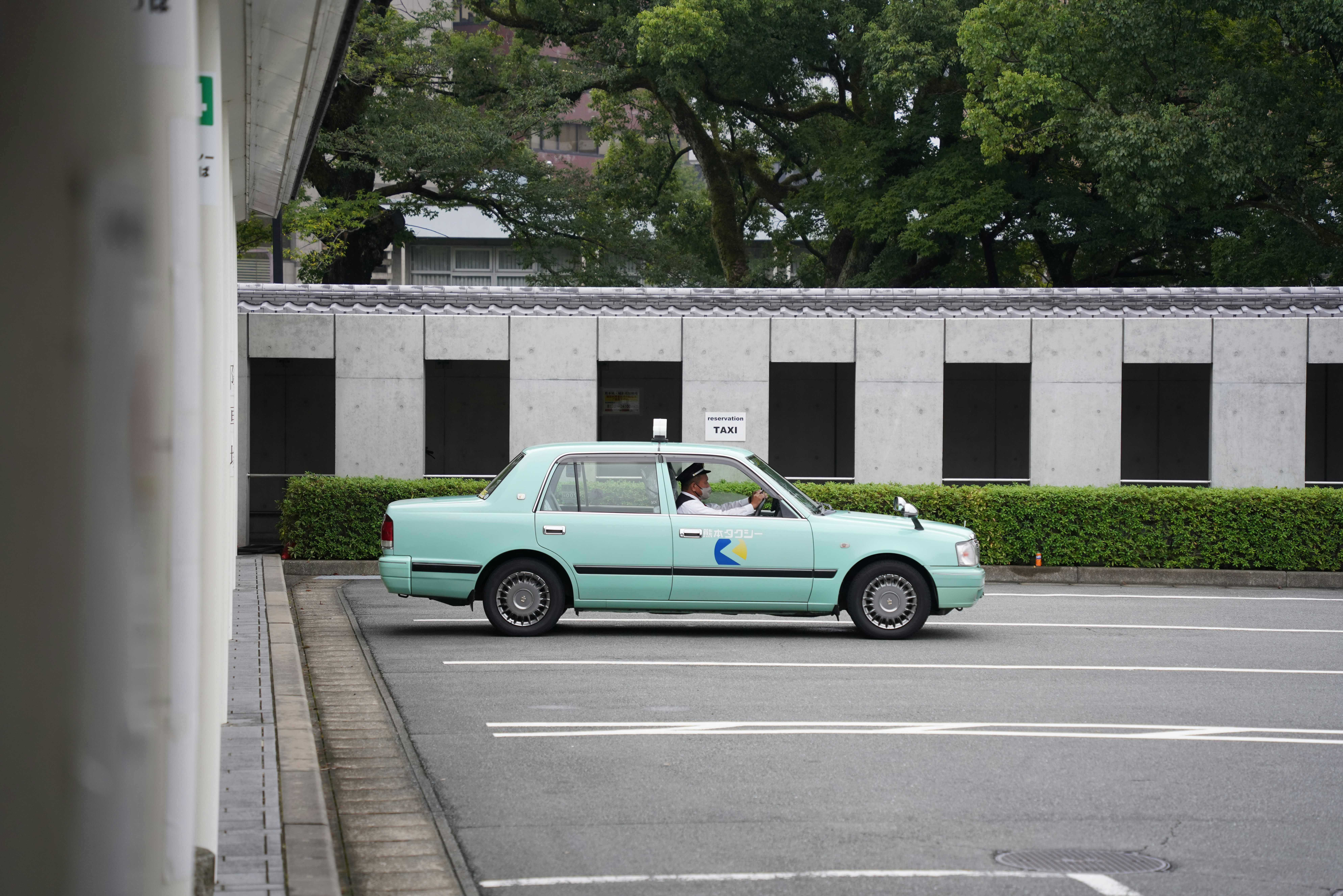 Mint Taxi on Quiet Campus Drive