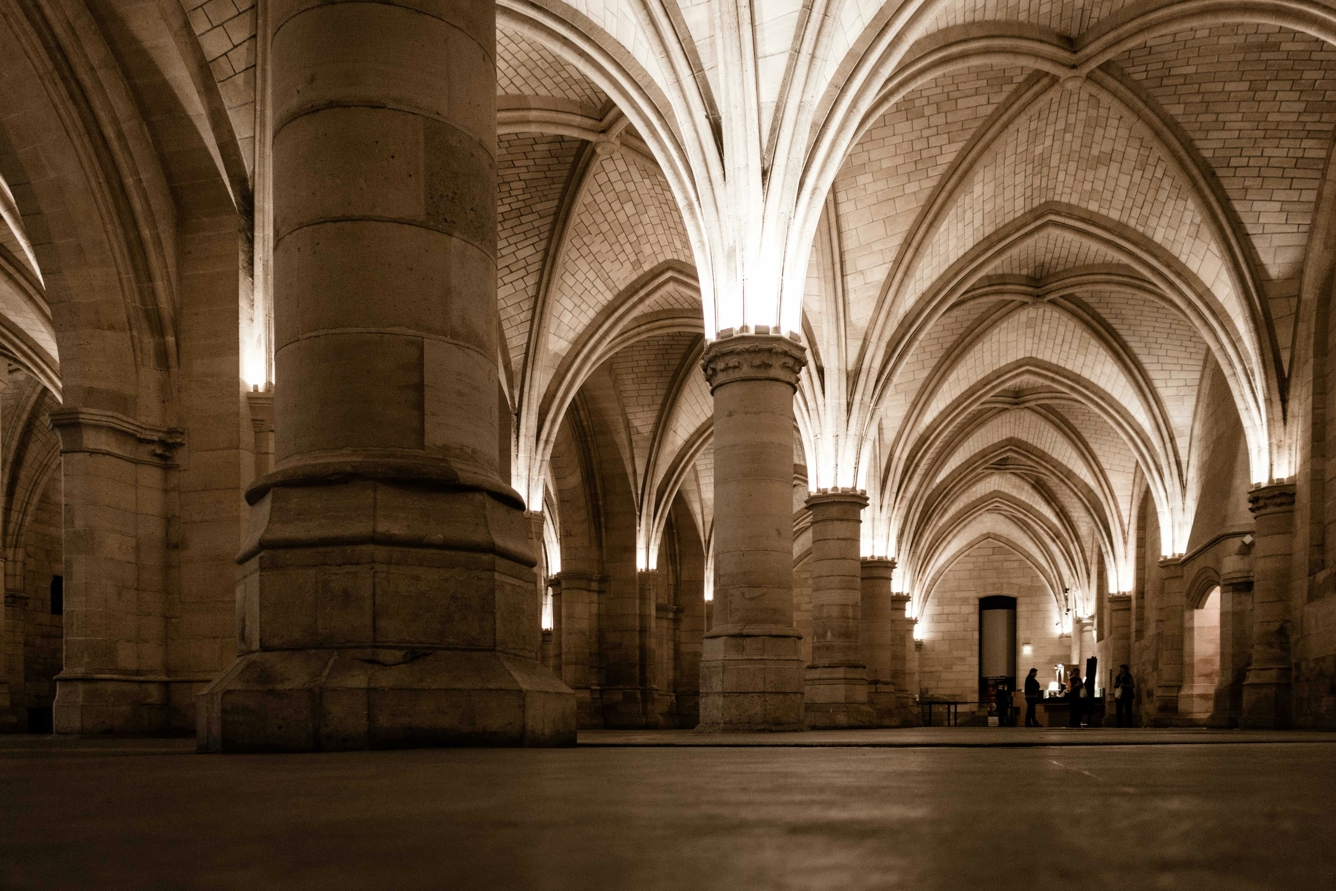 Stone Choir Halls: A Quiet Grove of Arched Light