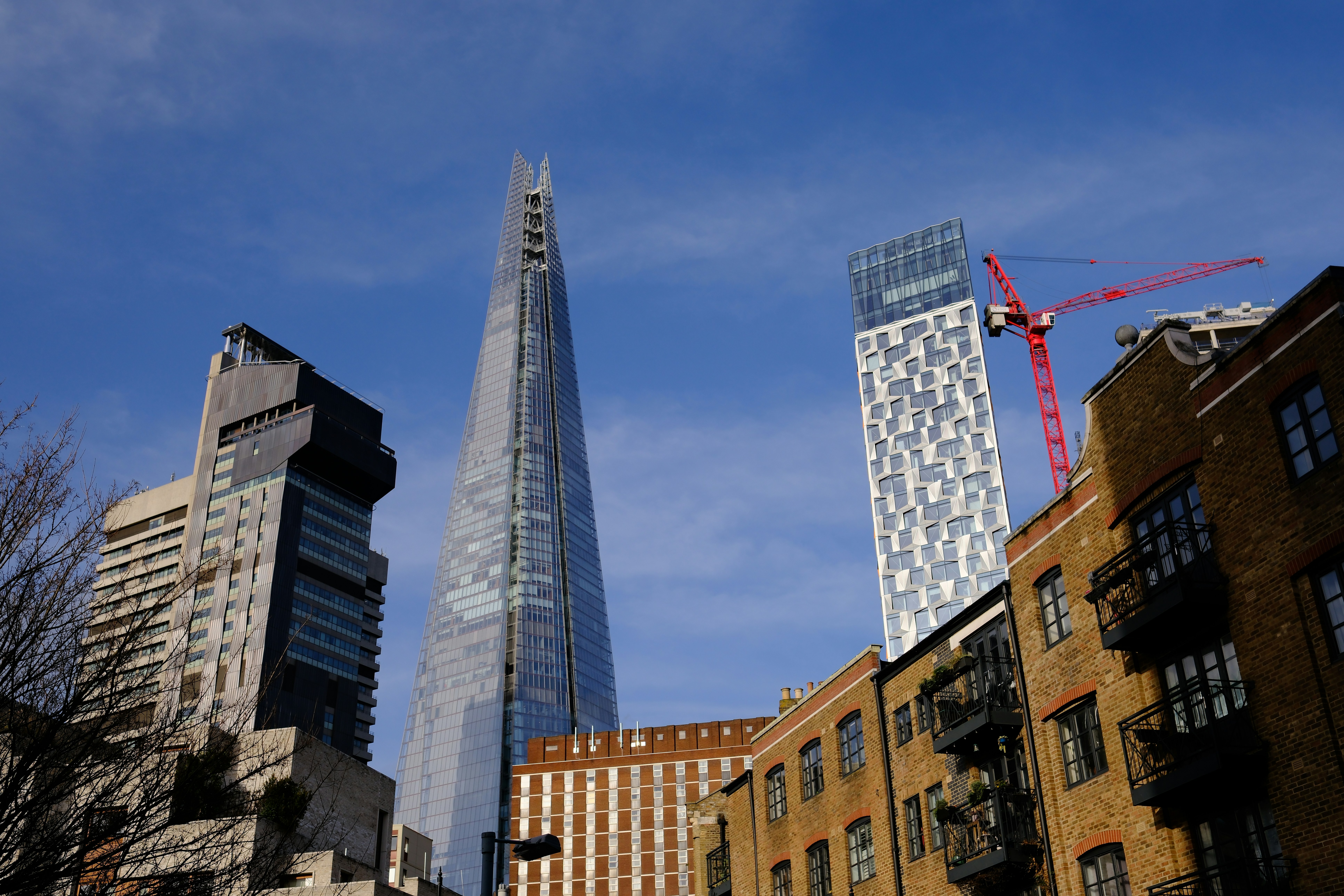 Skyward Silhouette: A Cityscape under Construction
