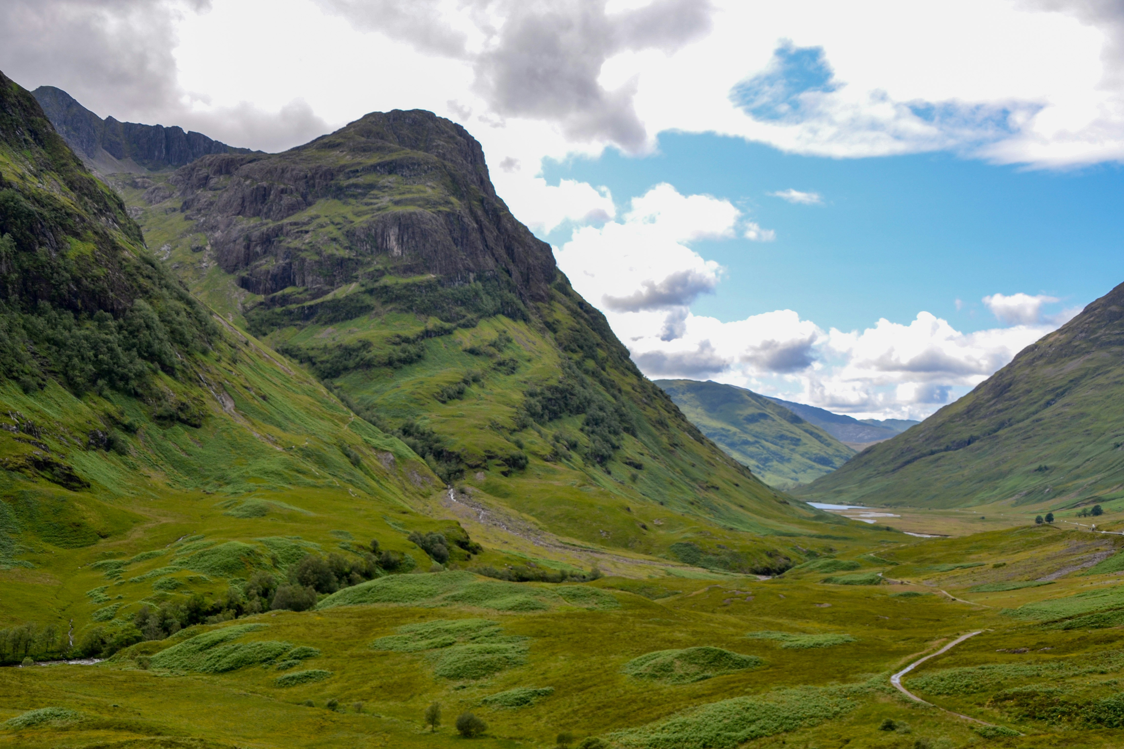 Valley Confluence Under Open Sky