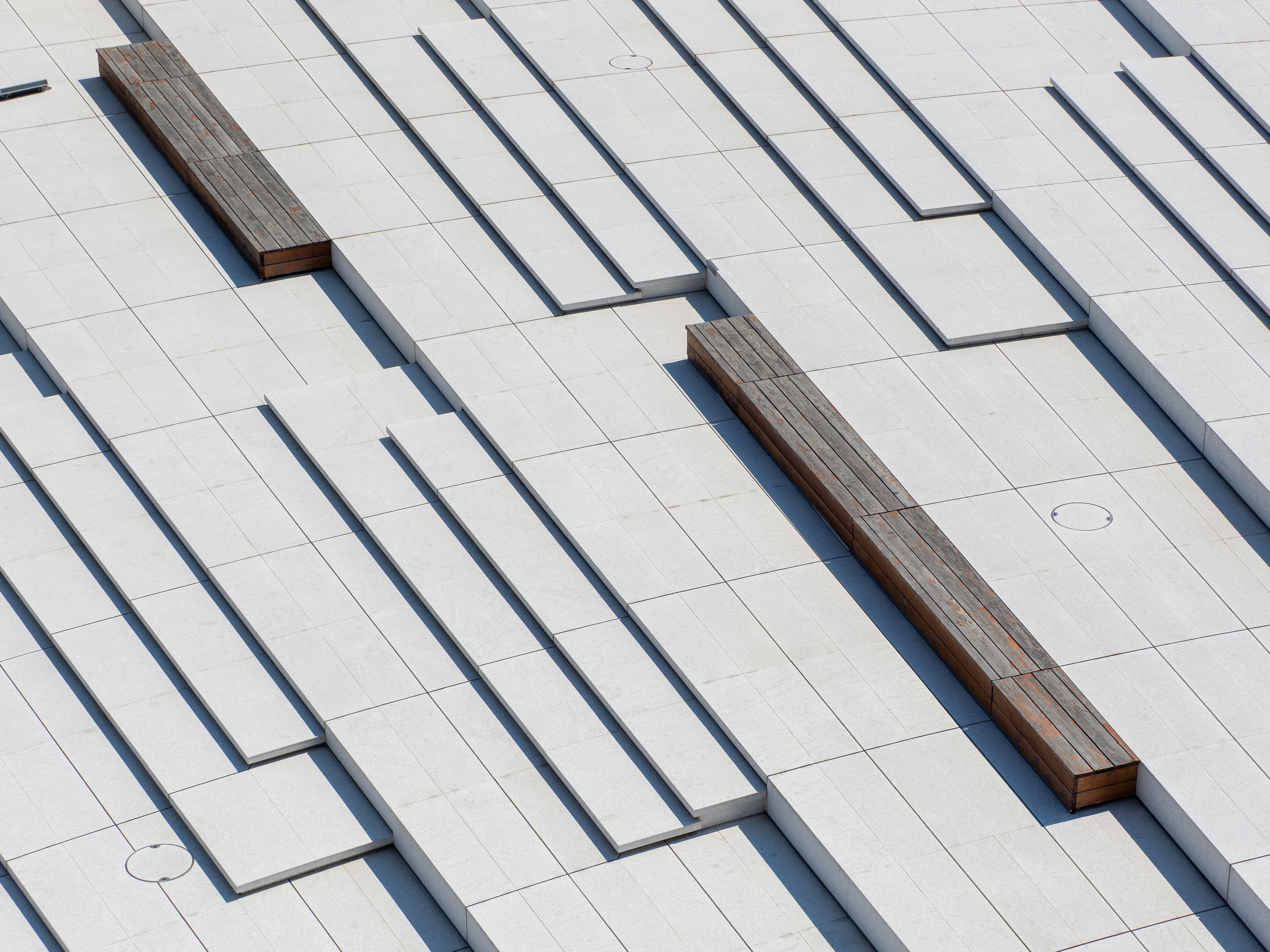 Rectilinear Rhythm: A Flight Over Modern Facades