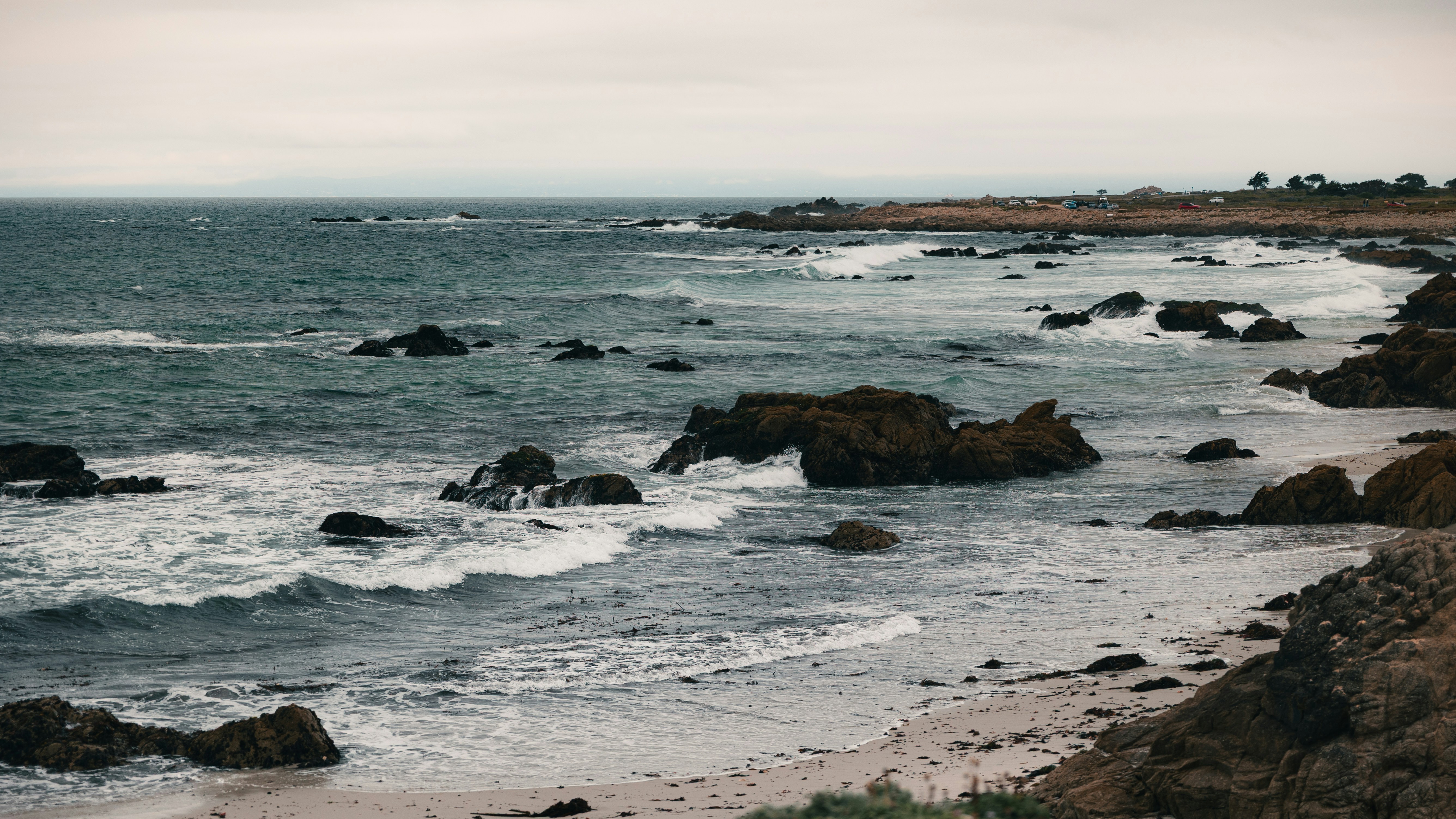 Rugged Shoreline at Day’s Edge